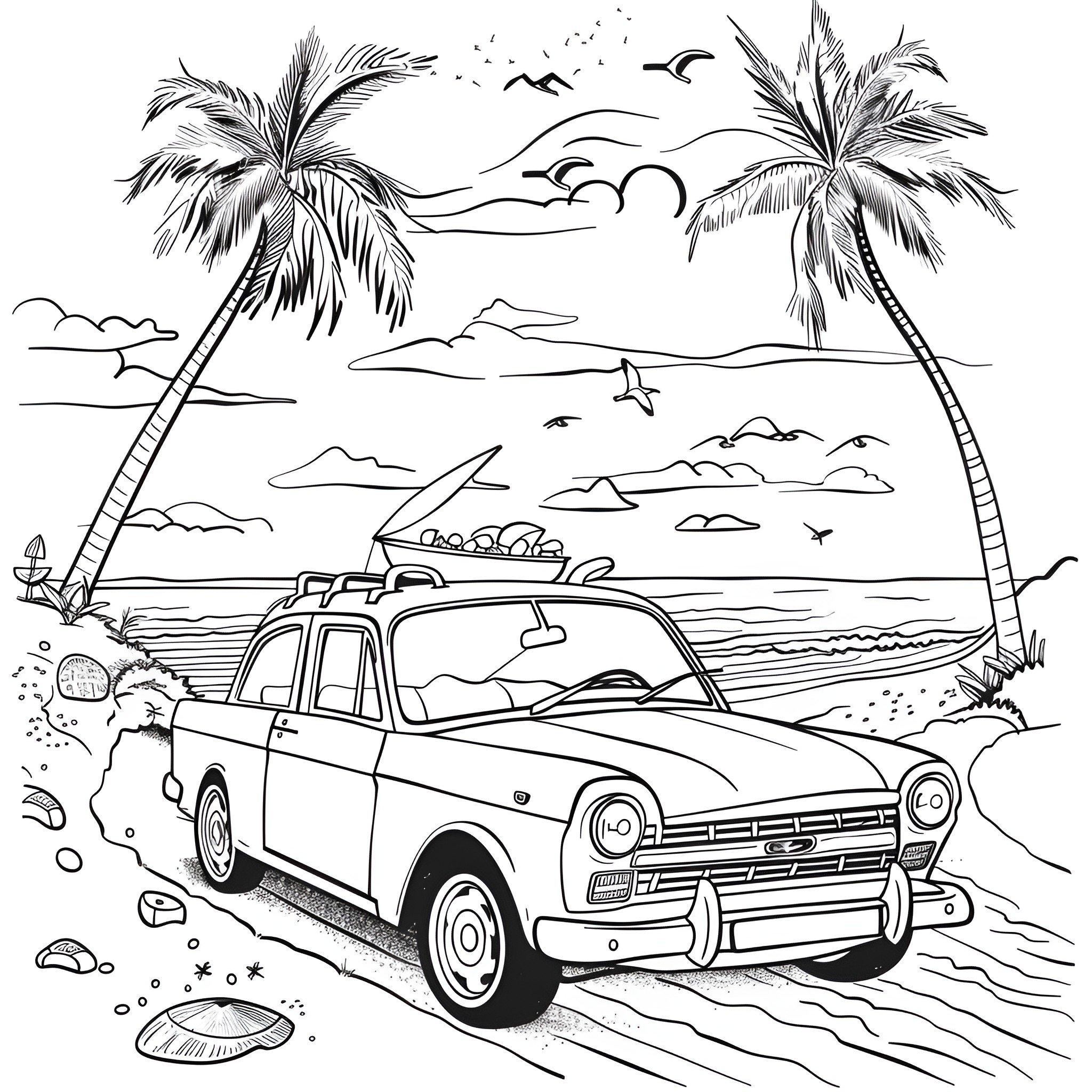 571 Best Car Coloring Pages (Free Printable PDFs)