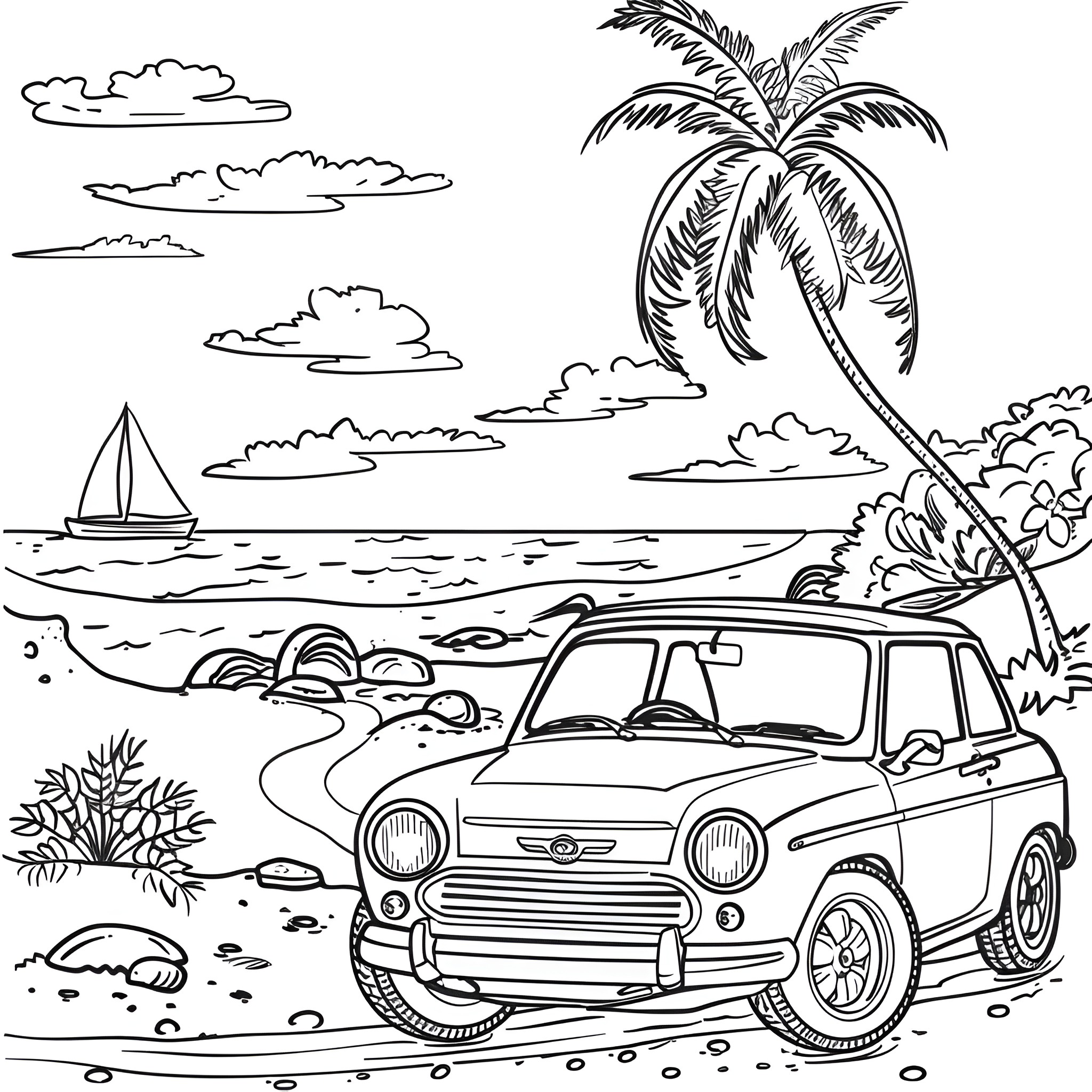 101 Best Car Coloring Pages (Free Printable PDFs)