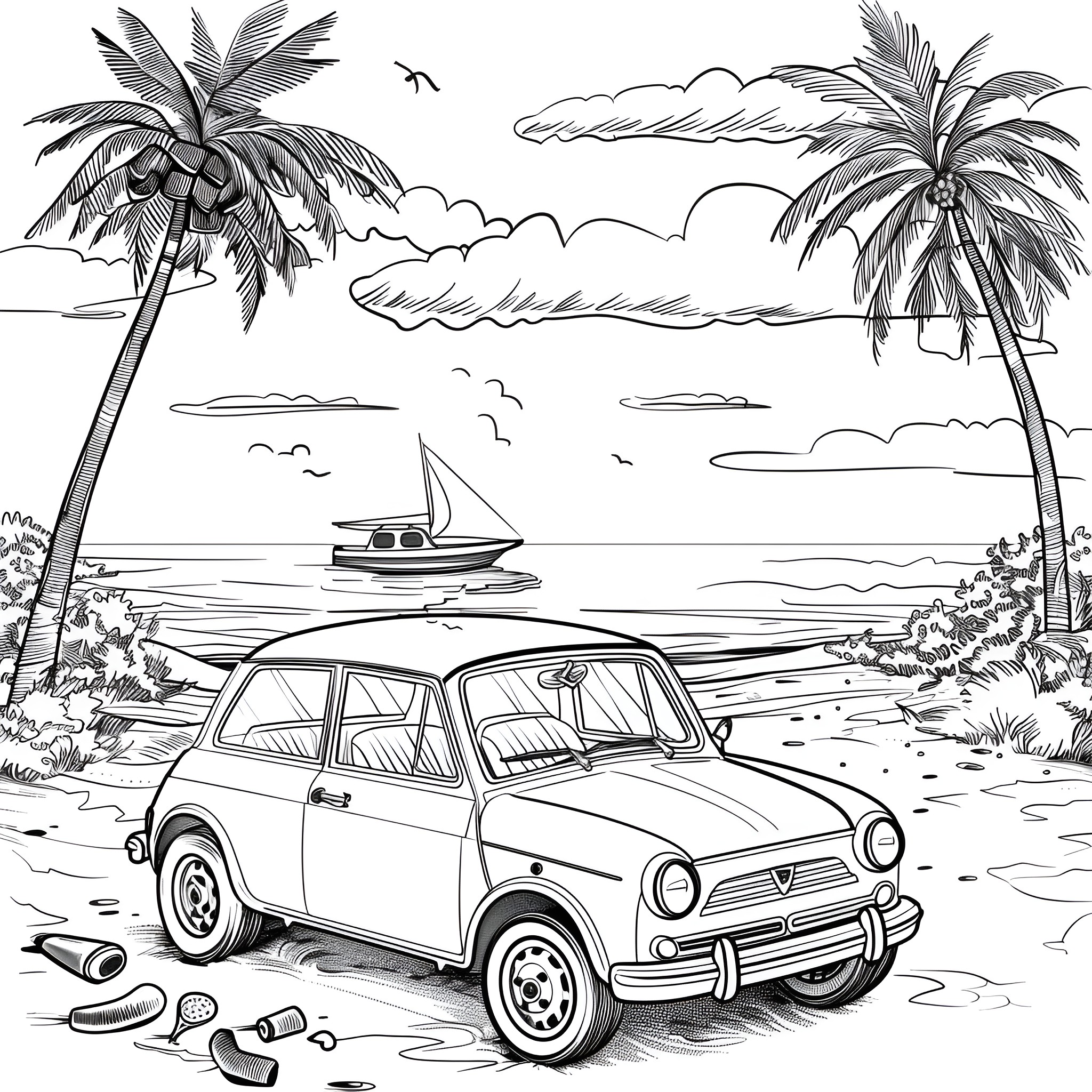 101 Best Car Coloring Pages (Free Printable PDFs)