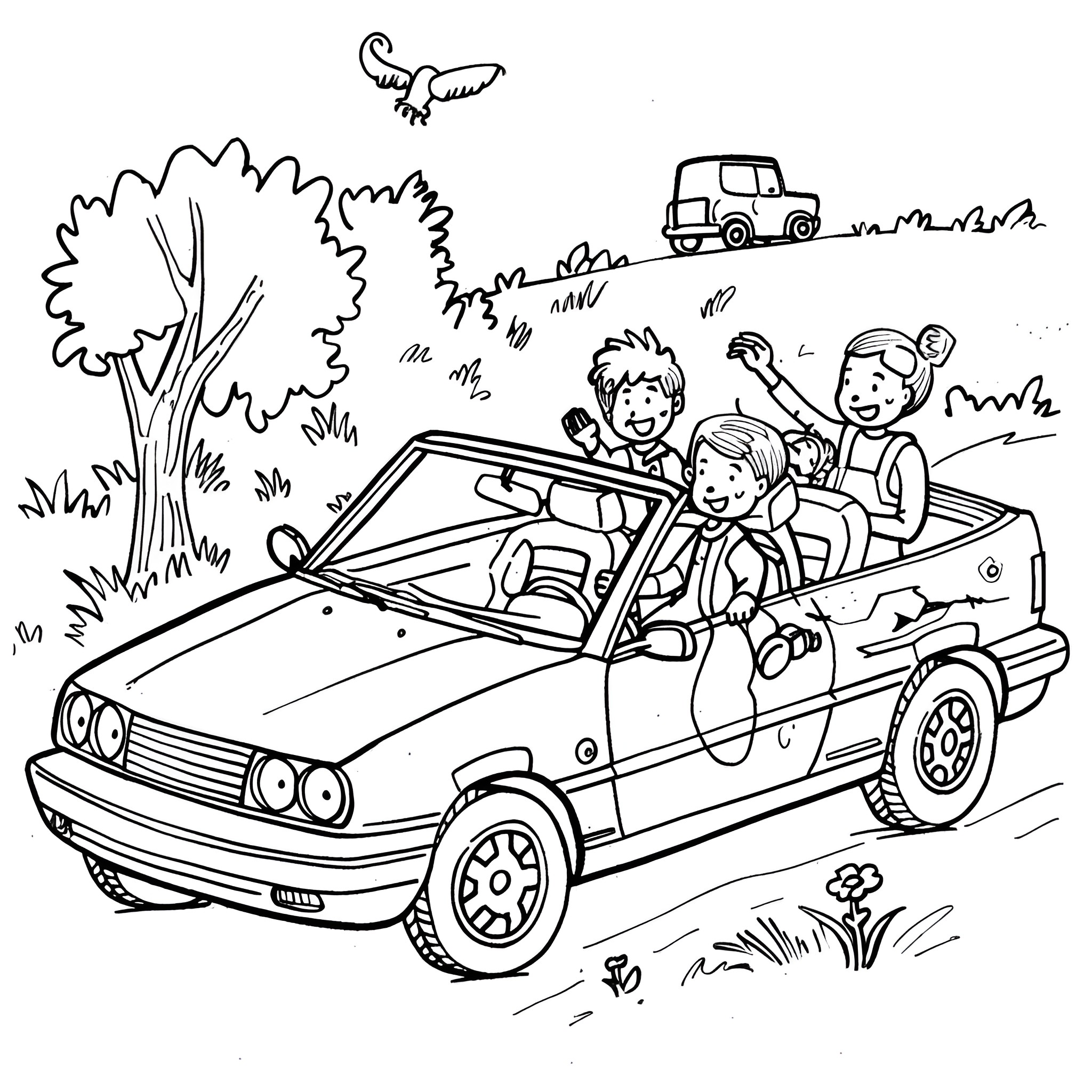 101 Best Car Coloring Pages (Free Printable PDFs)
