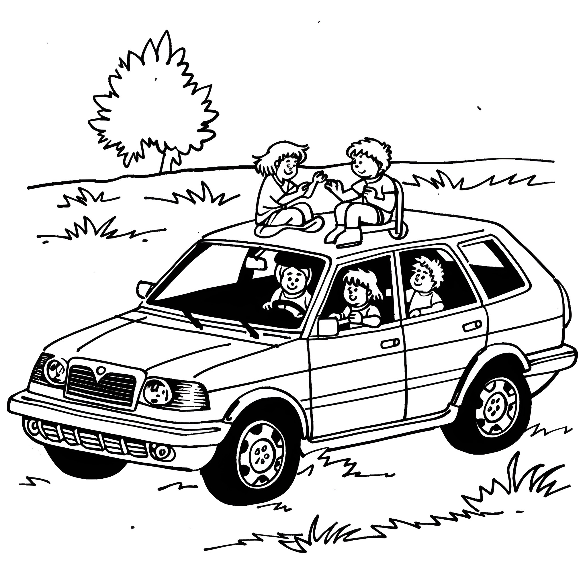 101 Best Car Coloring Pages (Free Printable PDFs)