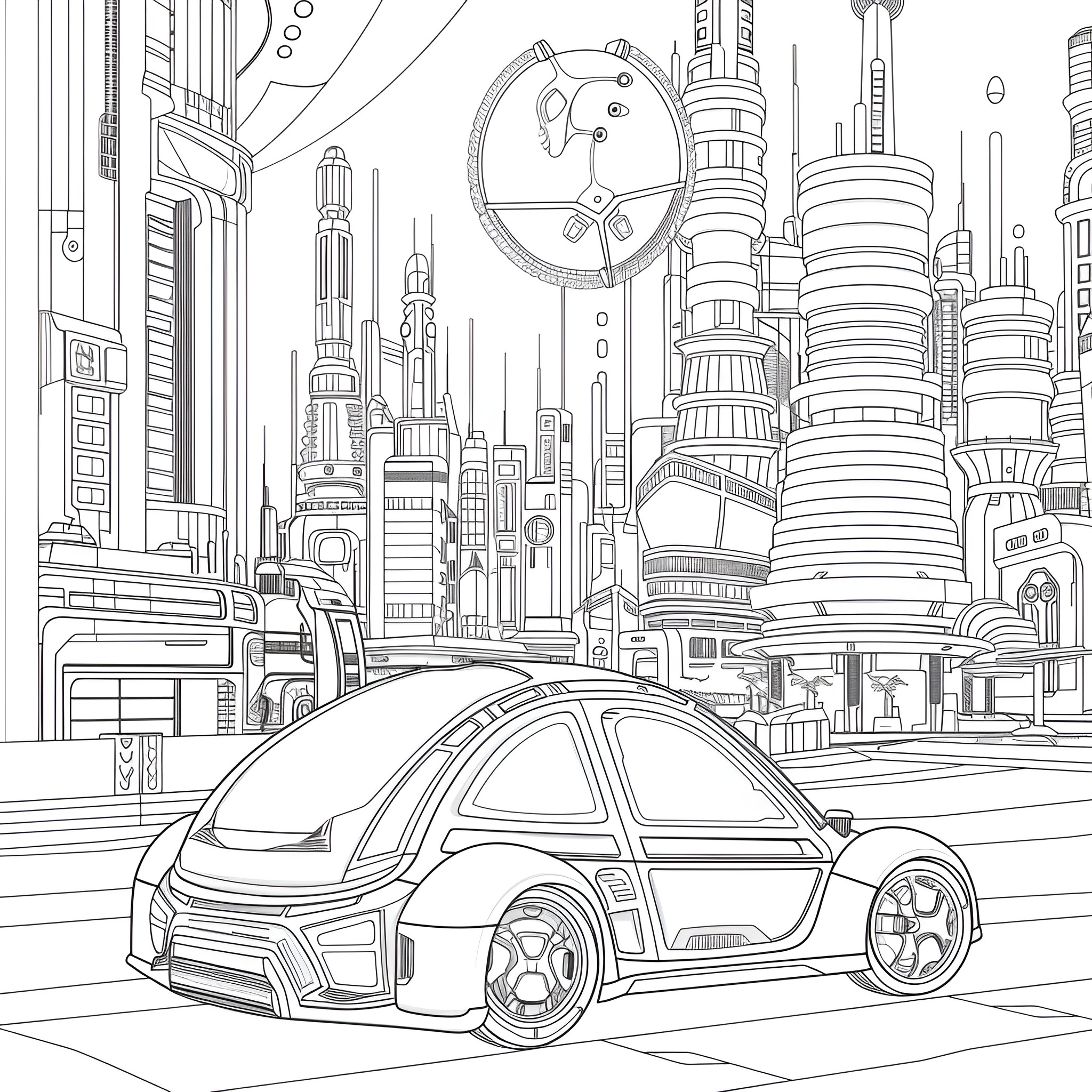 101 Best Car Coloring Pages (Free Printable PDFs)