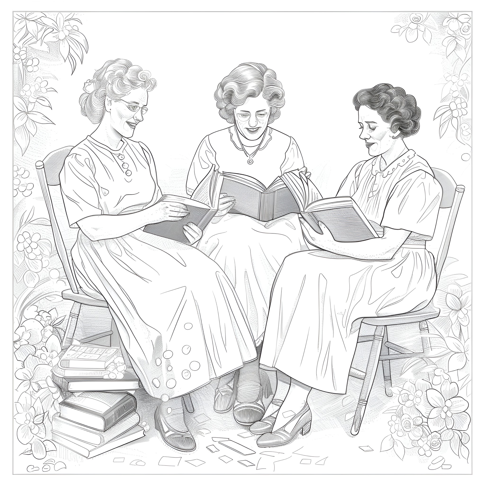 Best Ladies Coloring Pages (Free Printable PDF)