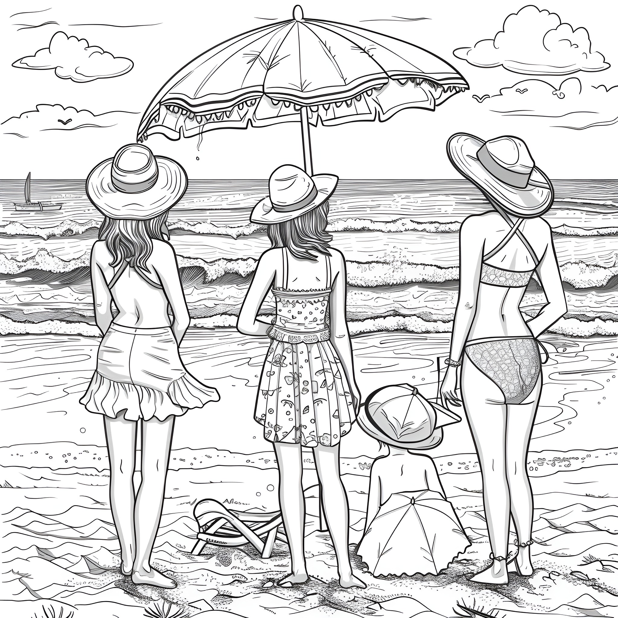 Best Ladies Coloring Pages (Free Printable PDF)