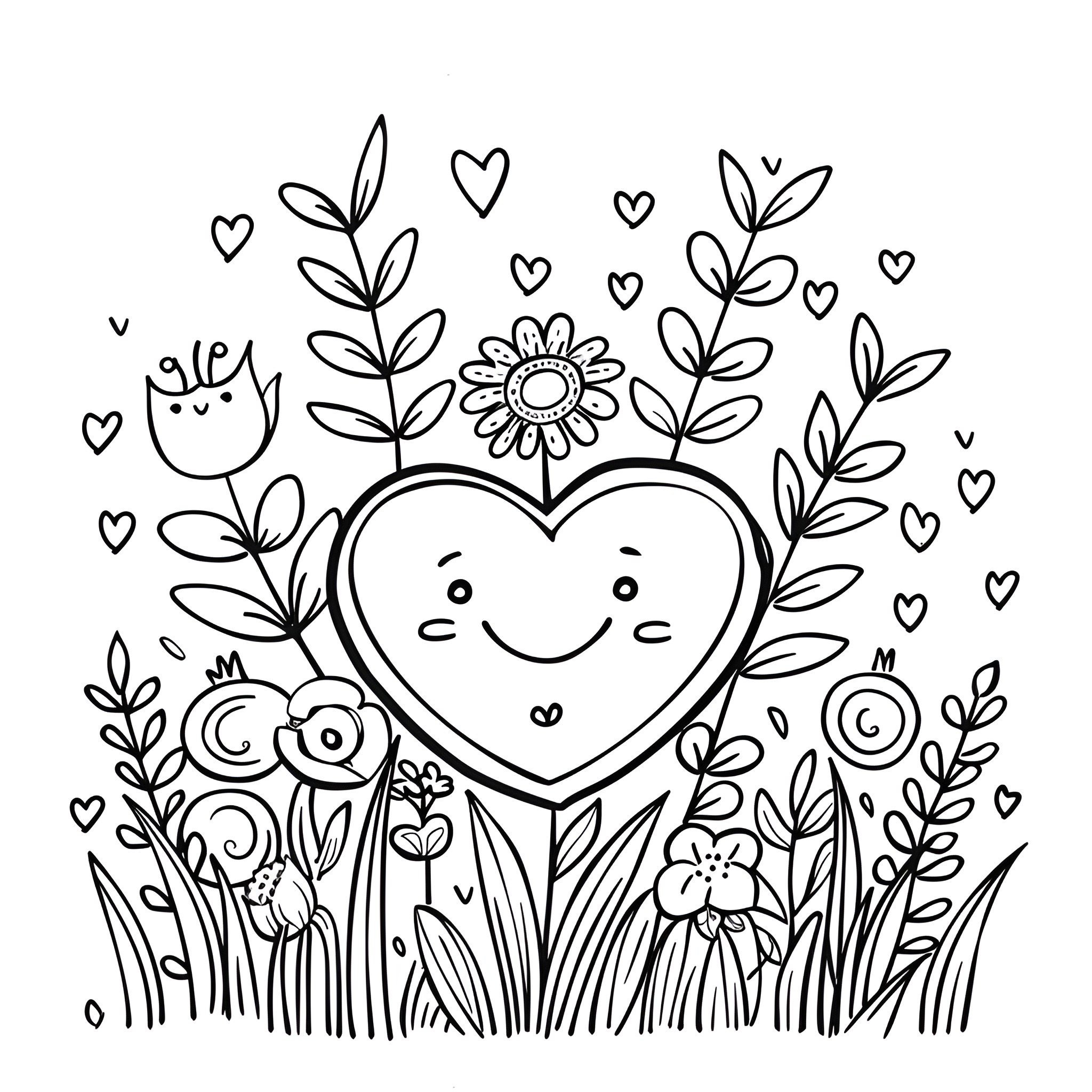 124 Best Heart Coloring Pages (Free Printable PDFs)