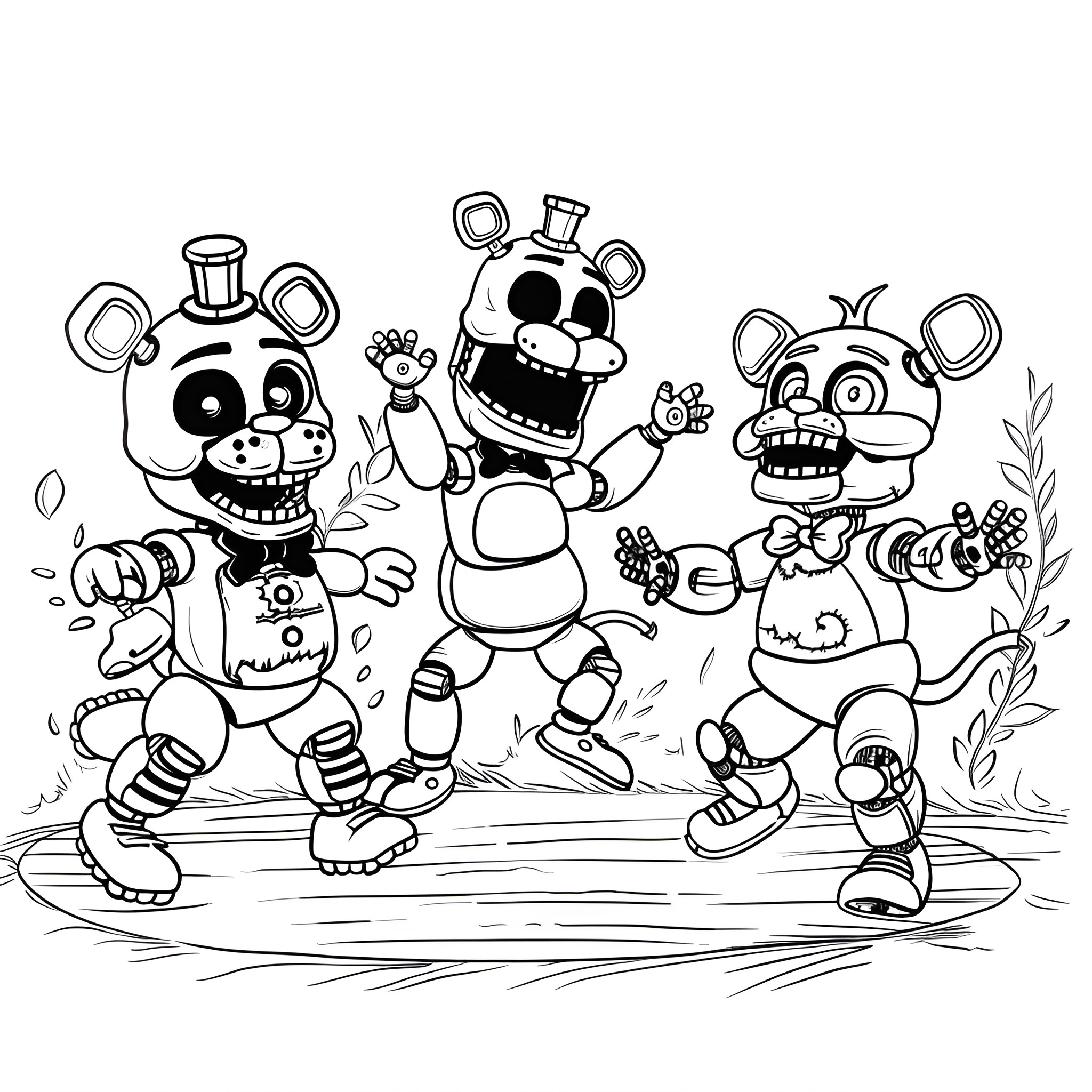 Best Five Nights At Freddy's Coloring Pages (Free Printable PDF)