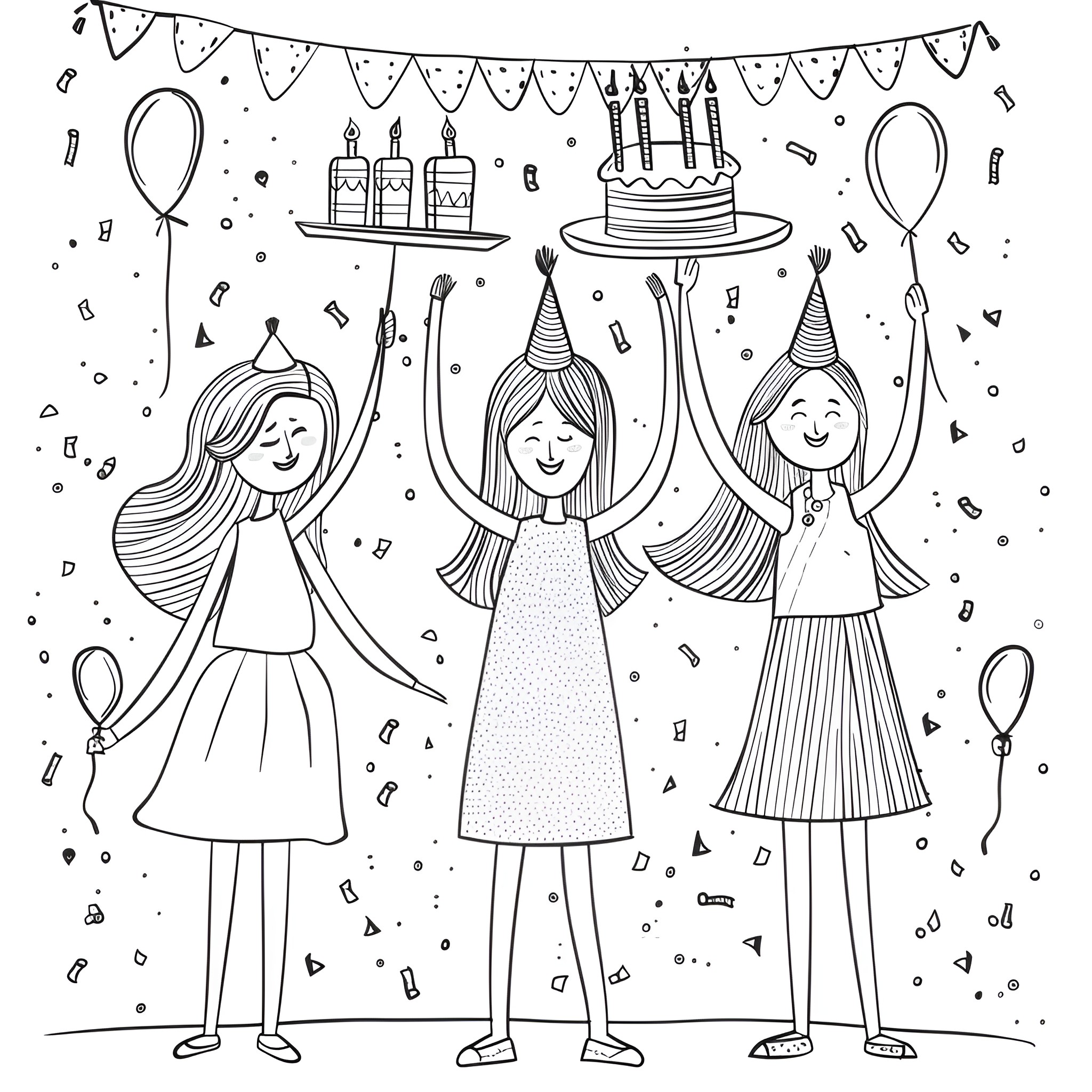 Best Ladies Coloring Pages (Free Printable PDF)
