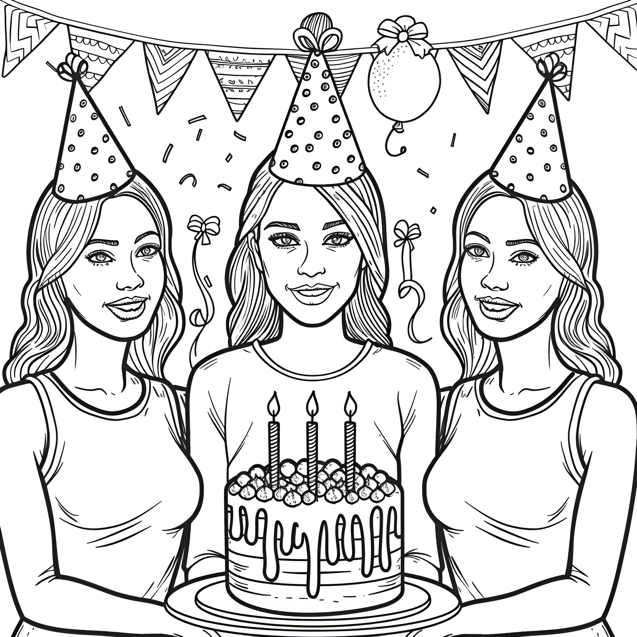 Best Ladies Coloring Pages (Free Printable PDF)