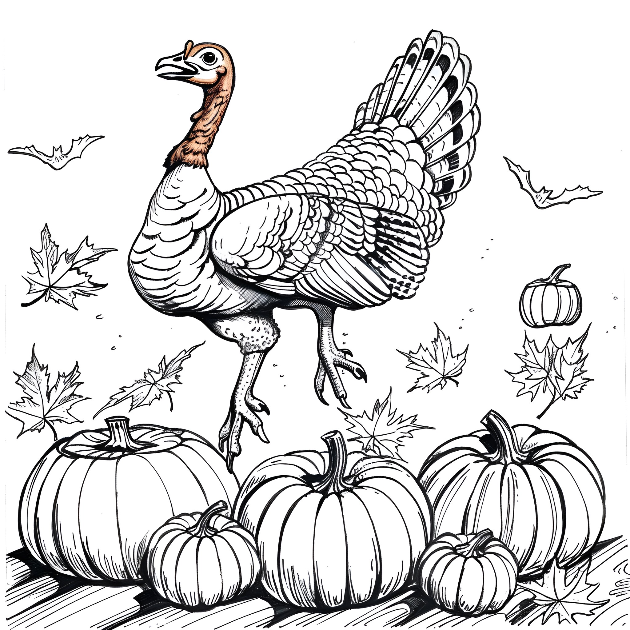 32 Best Turkey Coloring Pages (Free Printable PDFs)