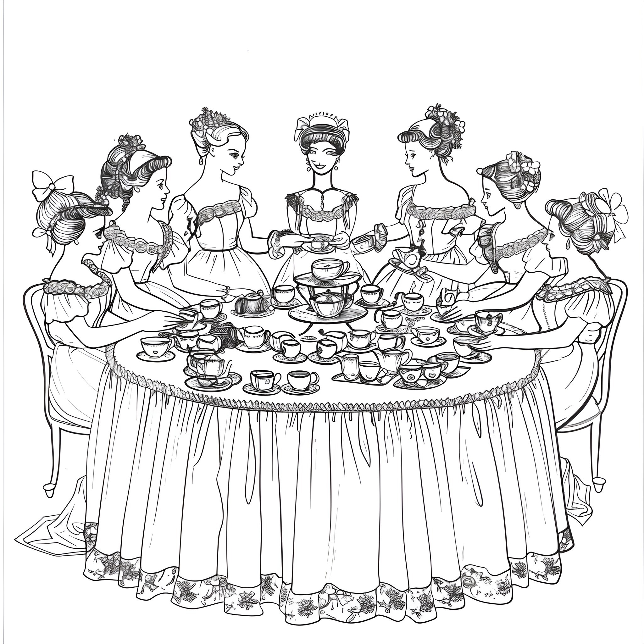 Best Ladies Coloring Pages (Free Printable PDF)