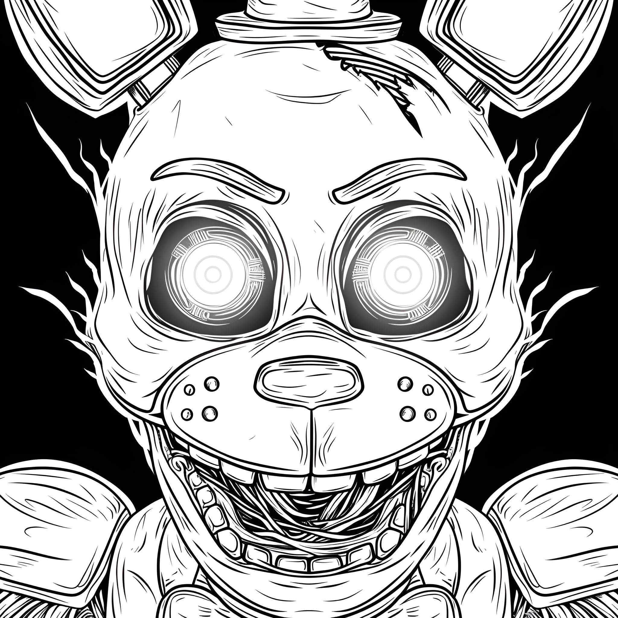 Best Five Nights At Freddy's Coloring Pages (Free Printable PDF)