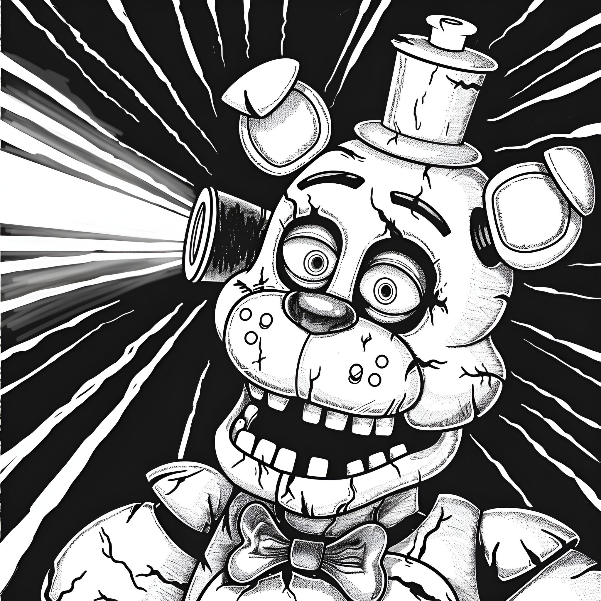 Best Five Nights At Freddy's Coloring Pages (Free Printable PDF)