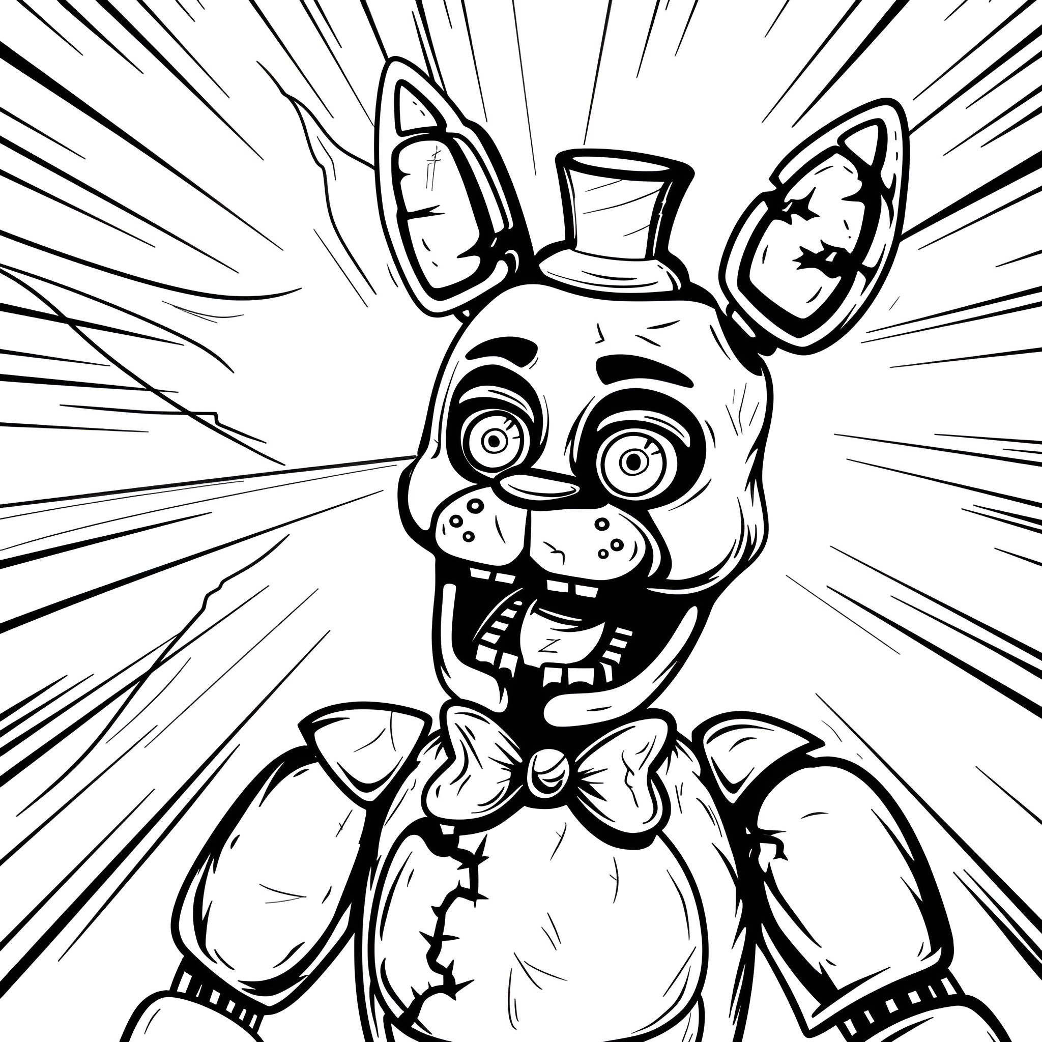 Best Five Nights At Freddy's Coloring Pages (Free Printable PDF)