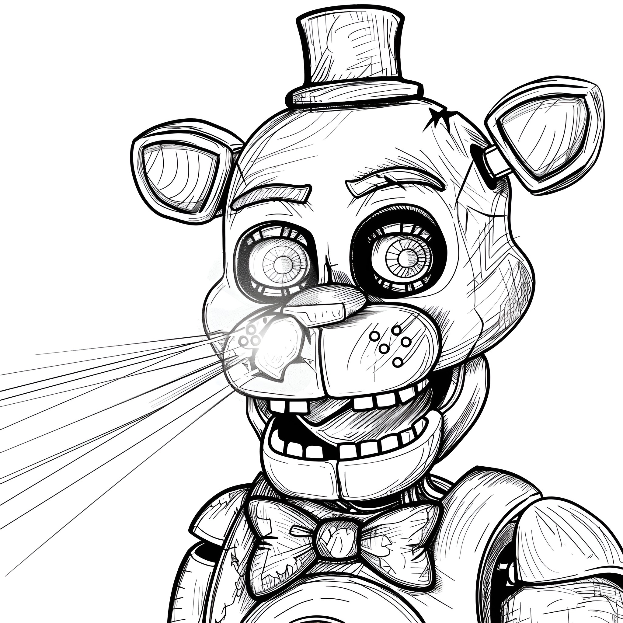 Best Five Nights At Freddy's Coloring Pages (Free Printable PDF)