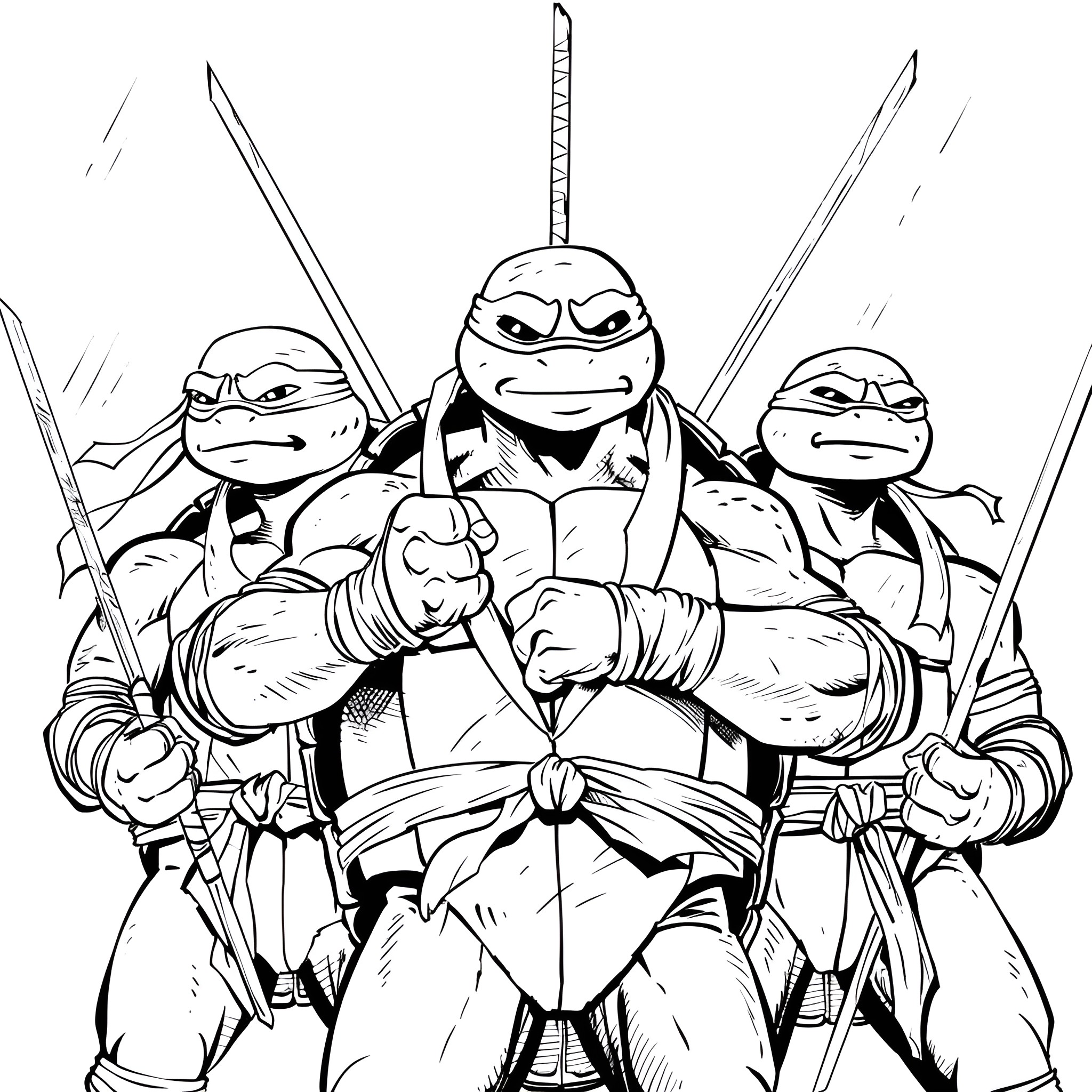 Best Ninja Turtles Coloring Pages (Free Printable PDF)