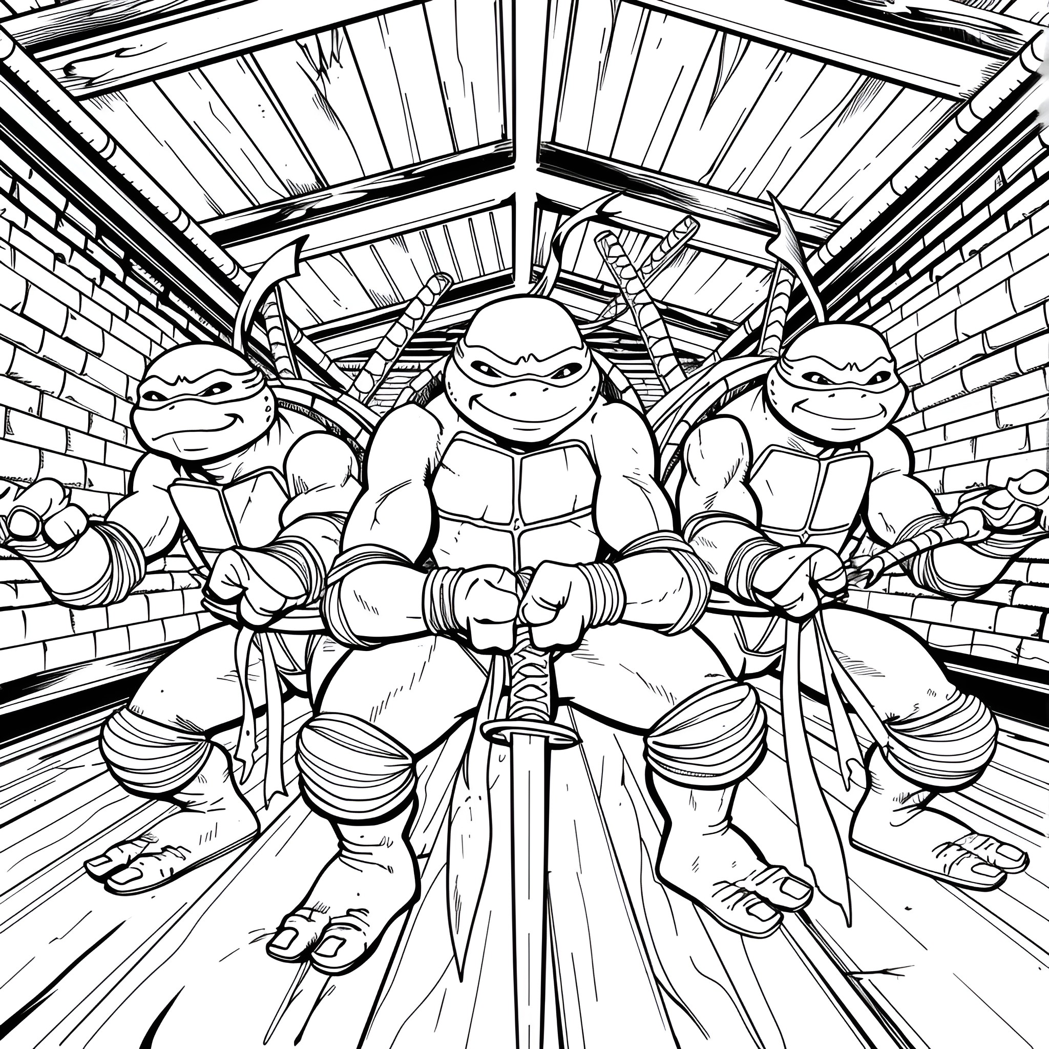 Best Ninja Turtles Coloring Pages (Free Printable PDF)