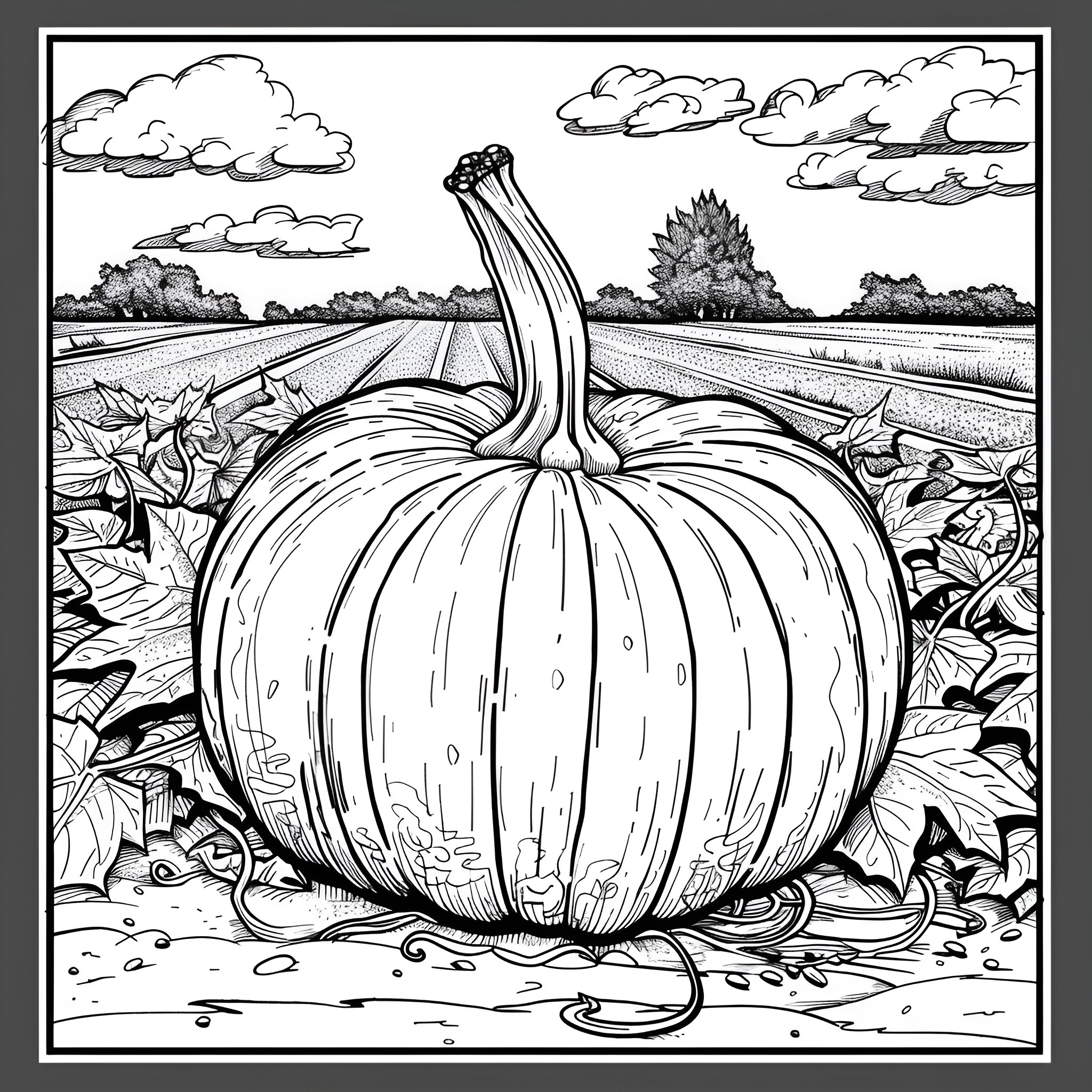 212 Best Pumpkin Coloring Pages (Free Printable PDFs)