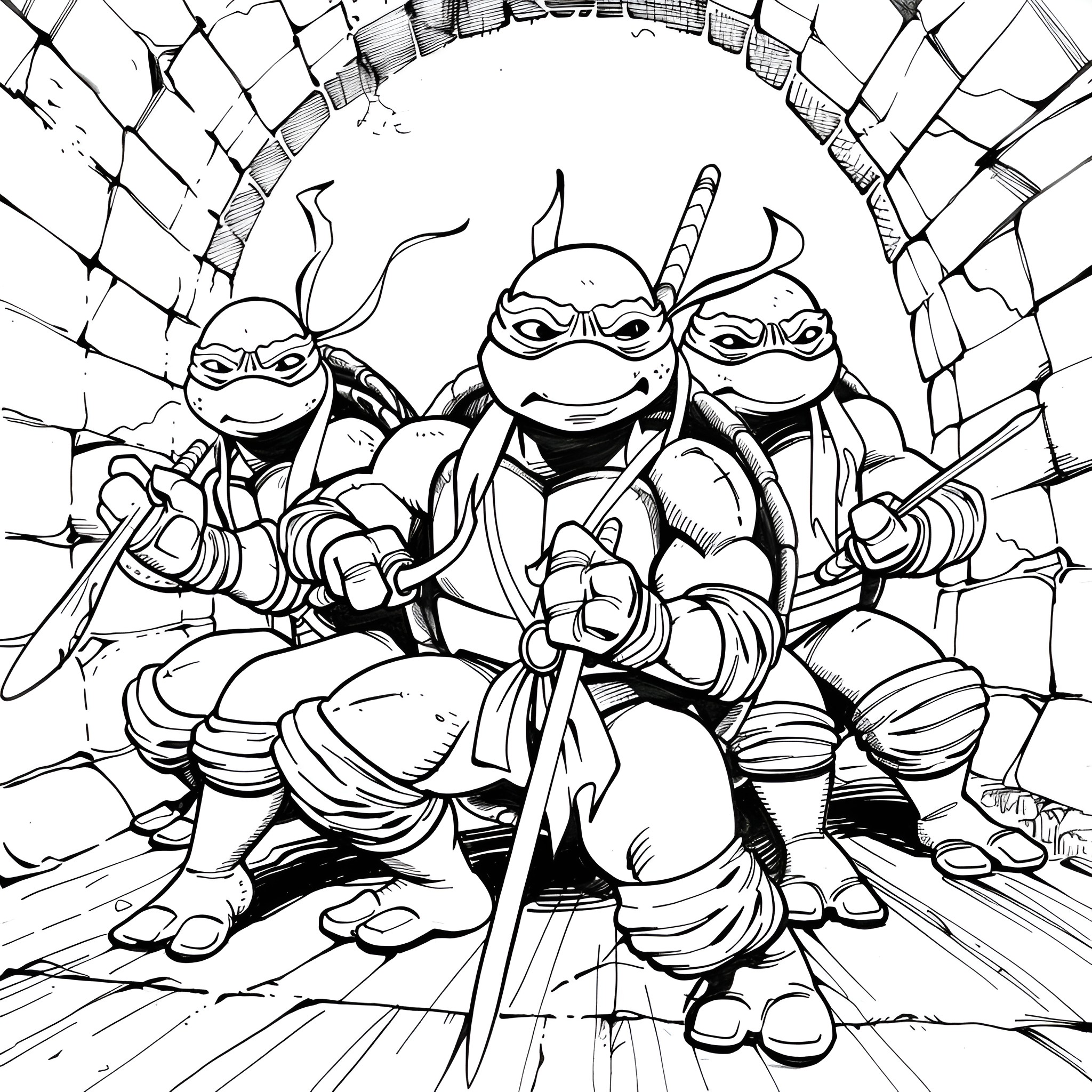 Best Ninja Turtles Coloring Pages (Free Printable PDF)