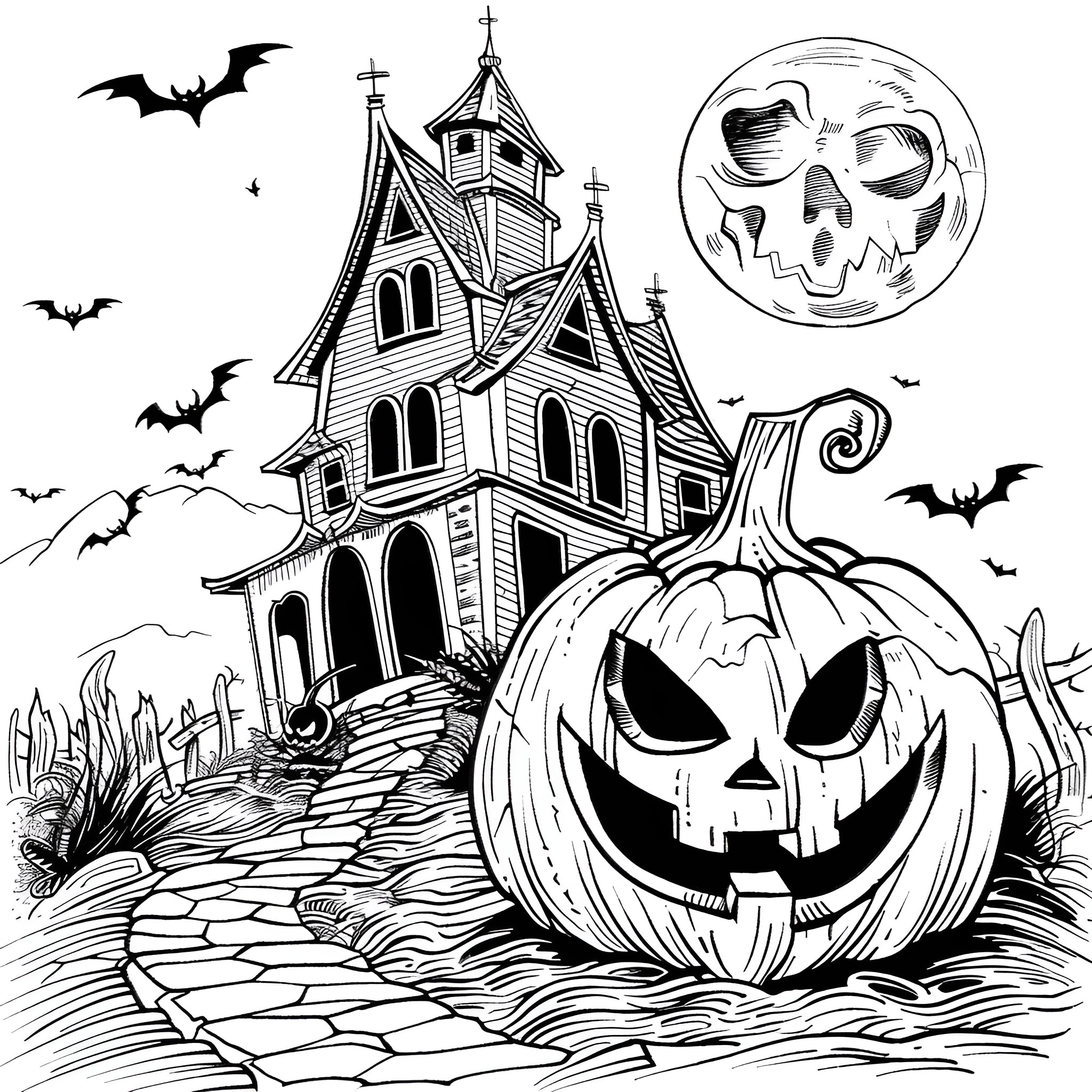 212 Best Pumpkin Coloring Pages (Free Printable PDFs)
