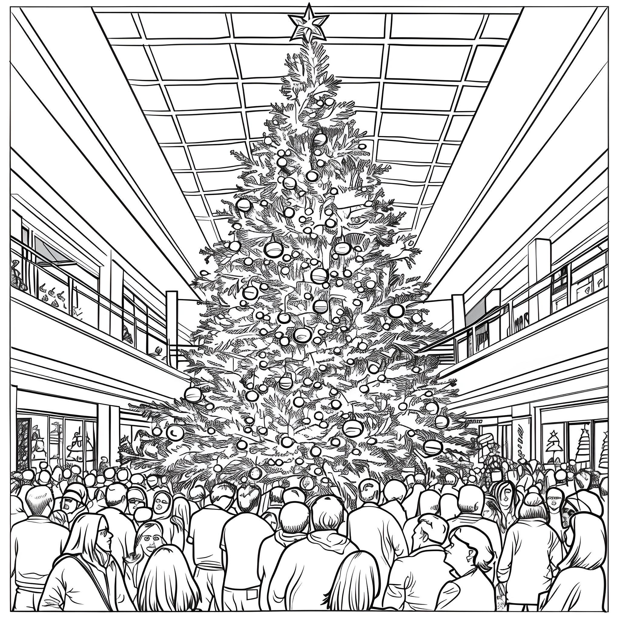 Best Christmas Tree Coloring Pages (Free Printable PDF)