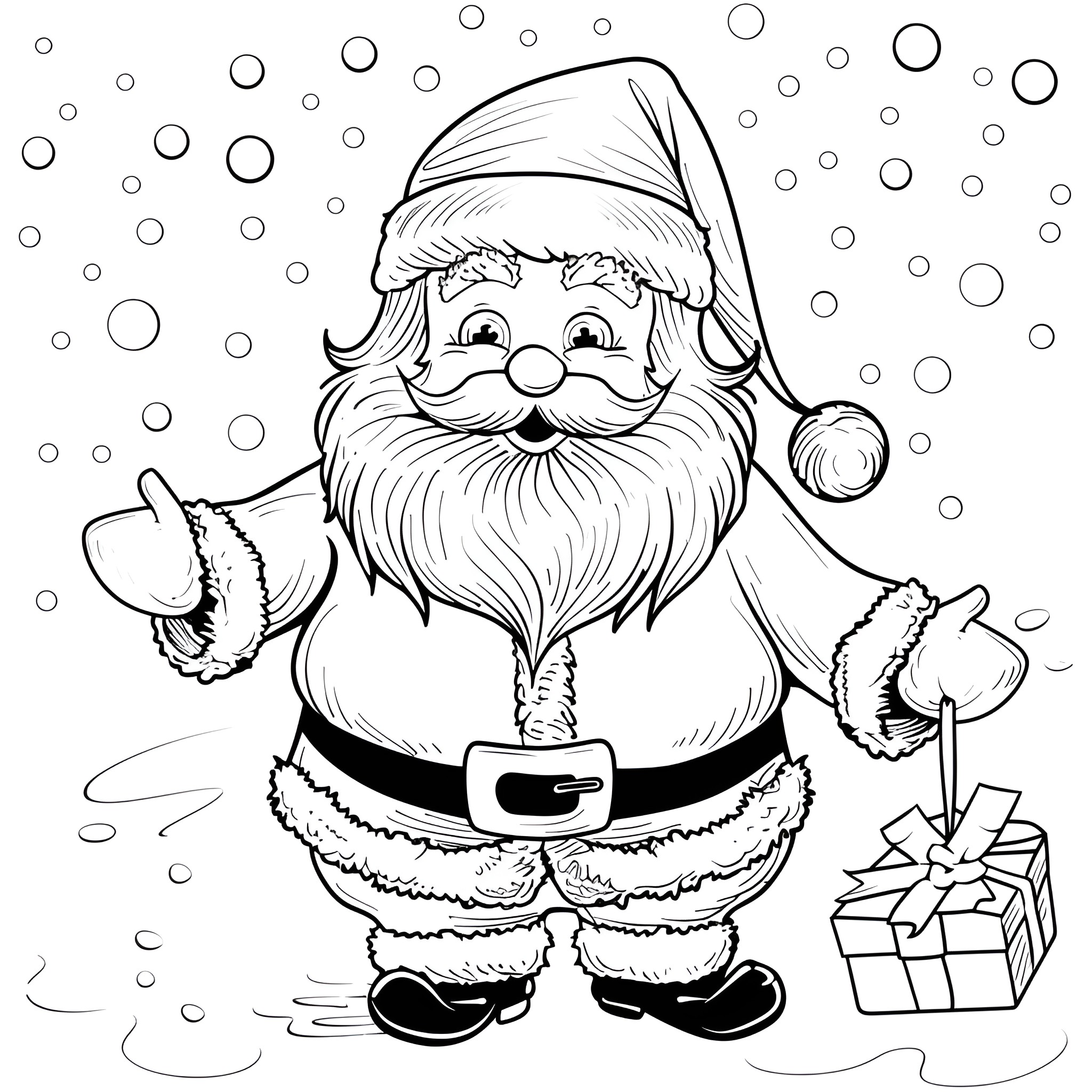 136 Best Santa Claus Coloring Pages (Free Printable PDFs)