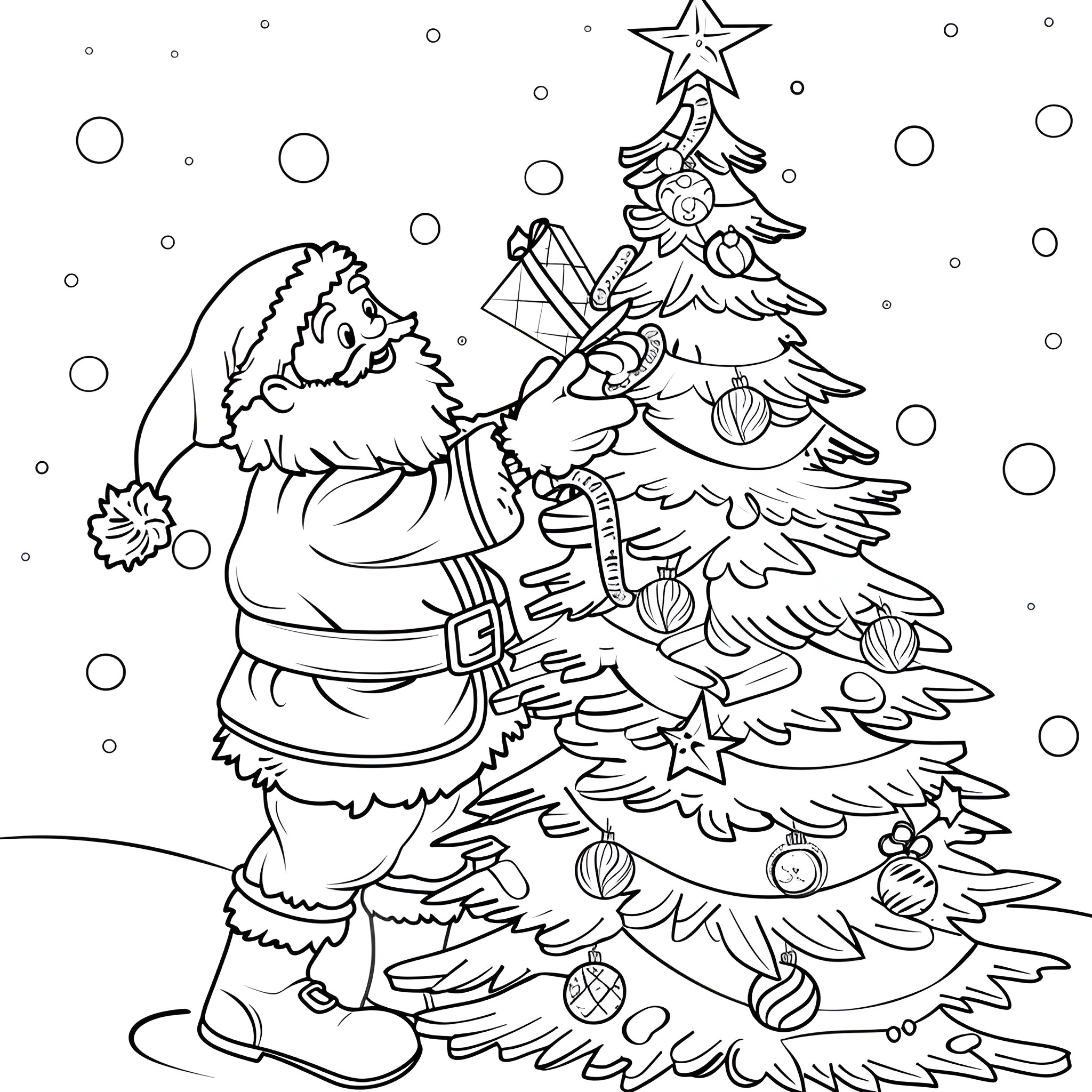 Best Santa Claus Coloring Pages (Free Printable PDF)