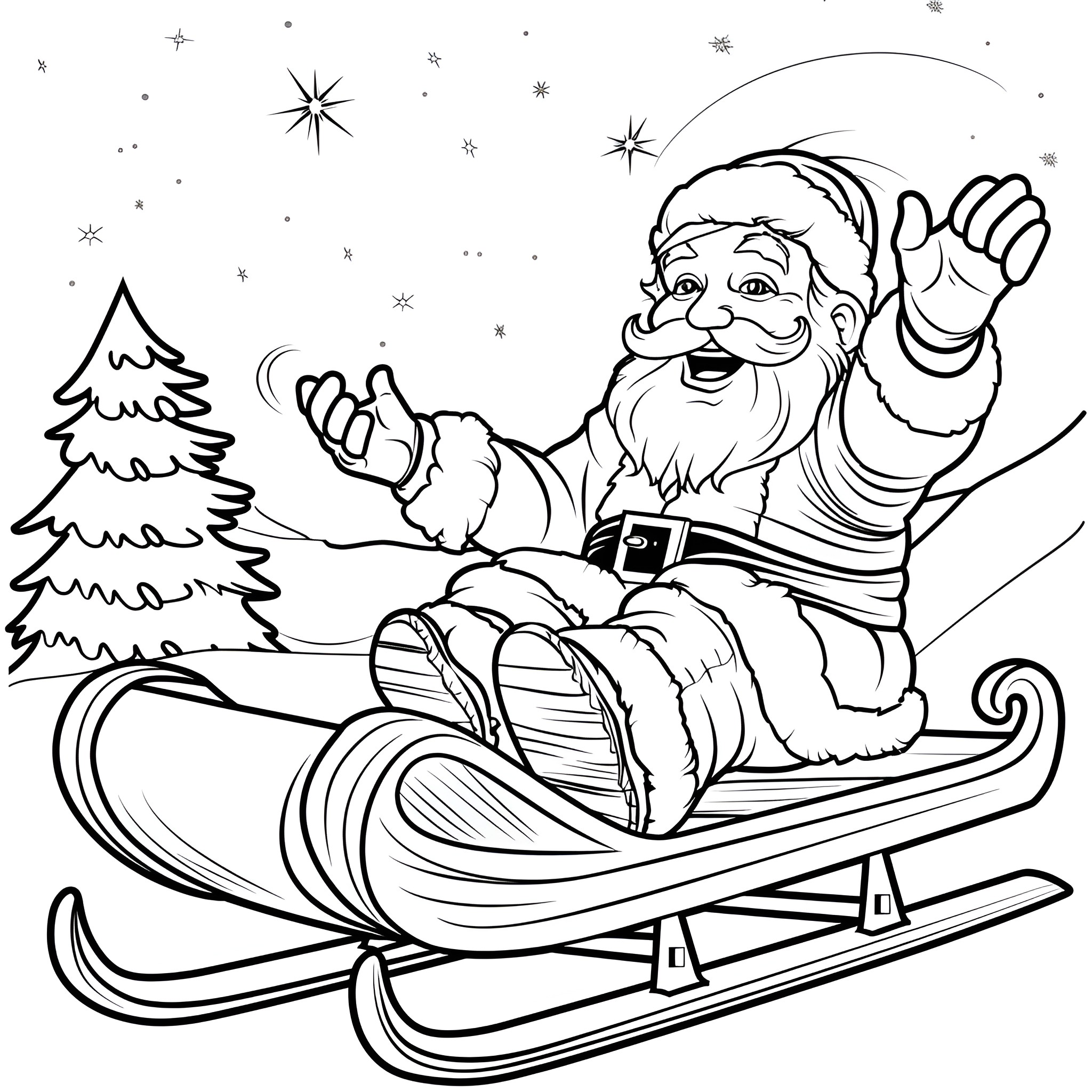 Best Santa Claus Coloring Pages (Free Printable PDF)