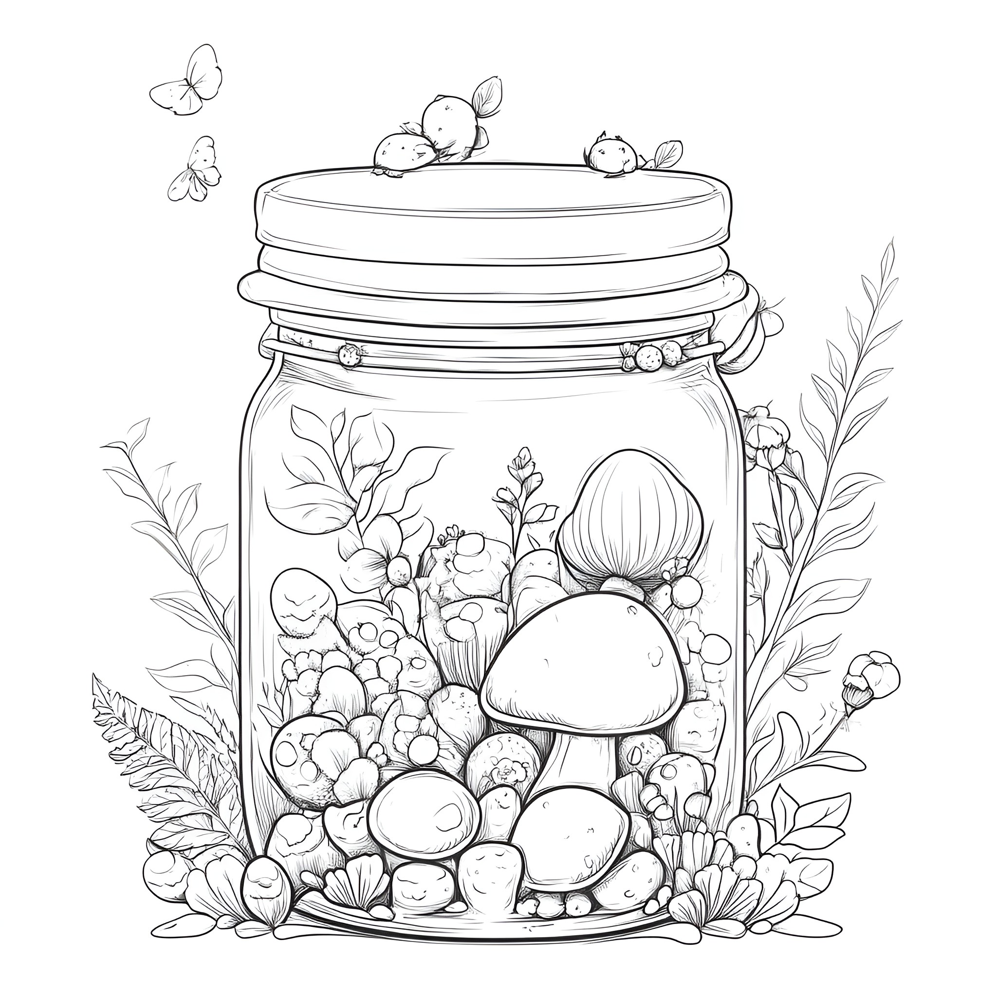 Best Life In A Jar Coloring Pages (Free Printable PDF)
