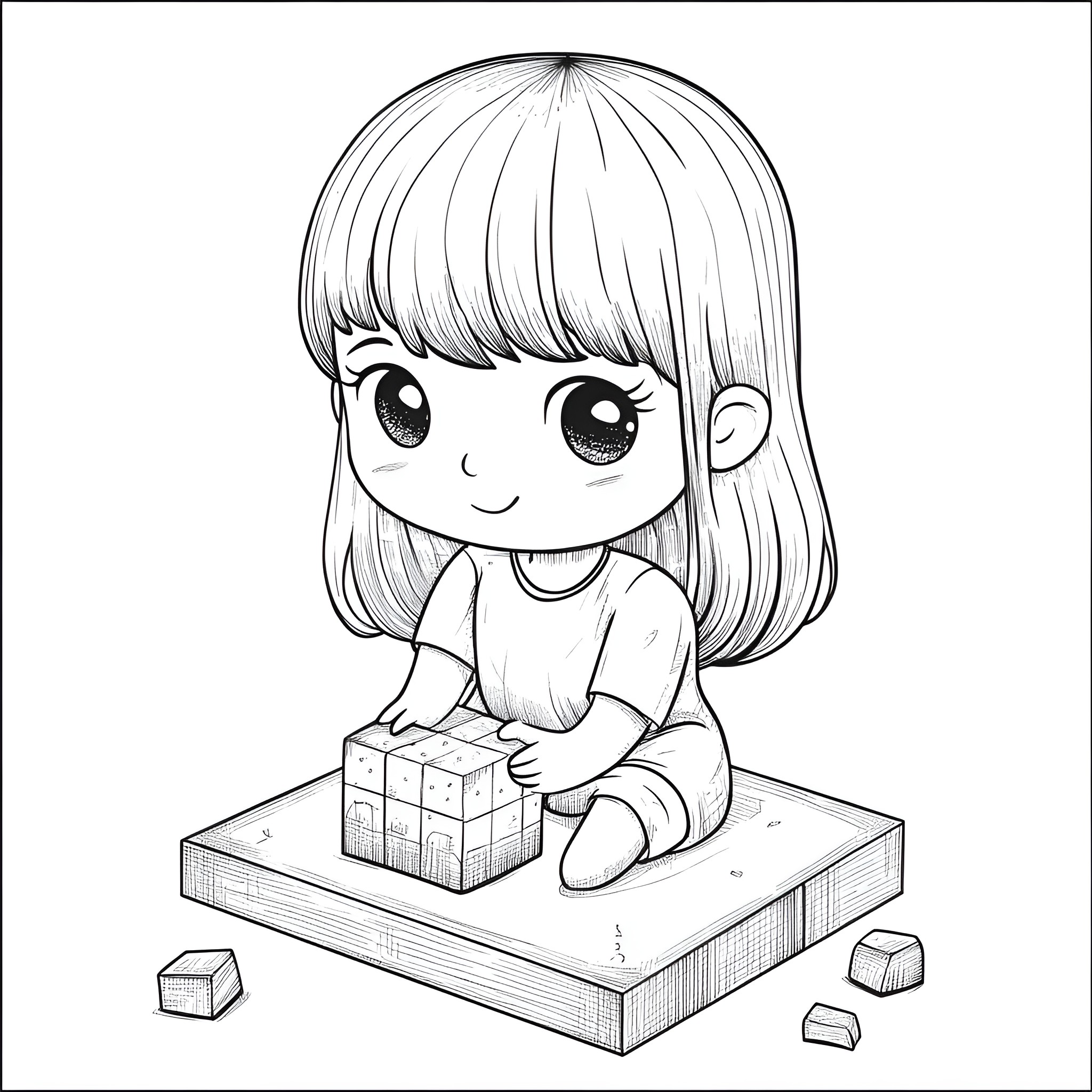 Best Isometric Coloring Pages (Free Printable PDF)