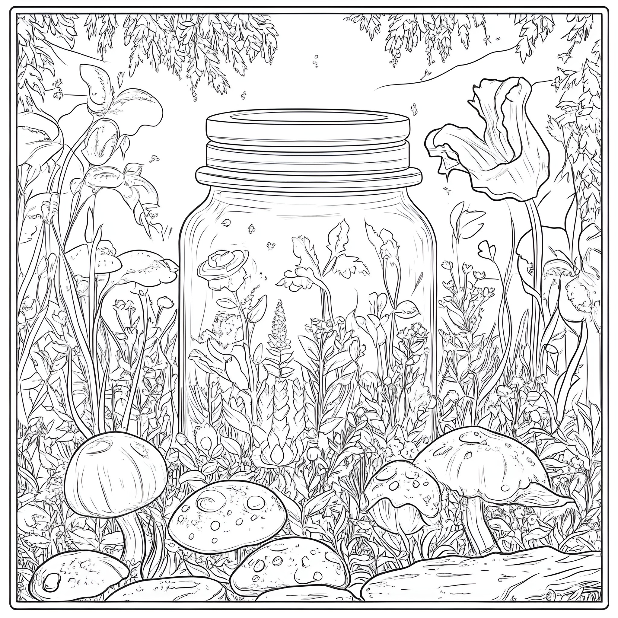 Best Life In A Jar Coloring Pages (Free Printable PDF)