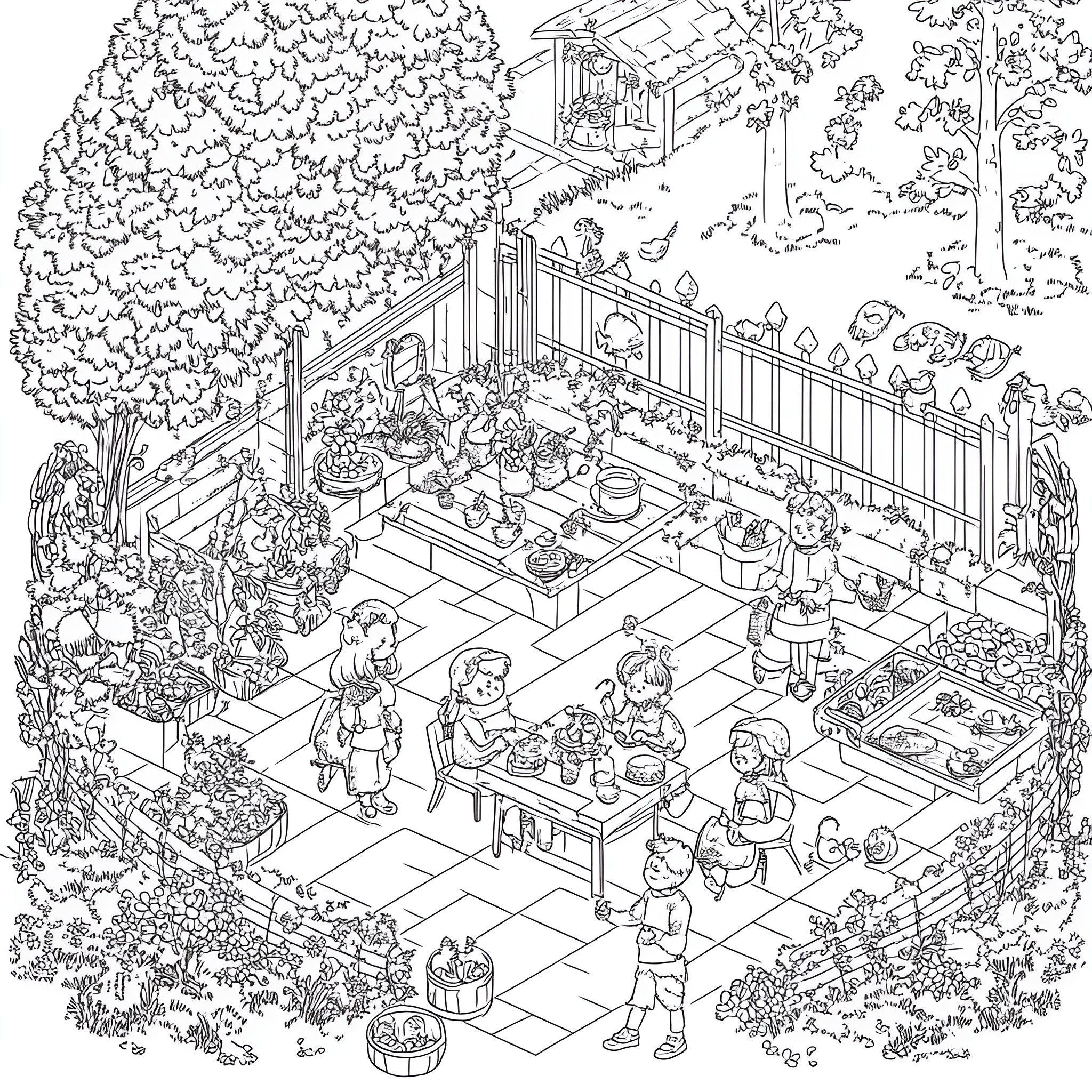 Best Isometric Coloring Pages (Free Printable PDF)