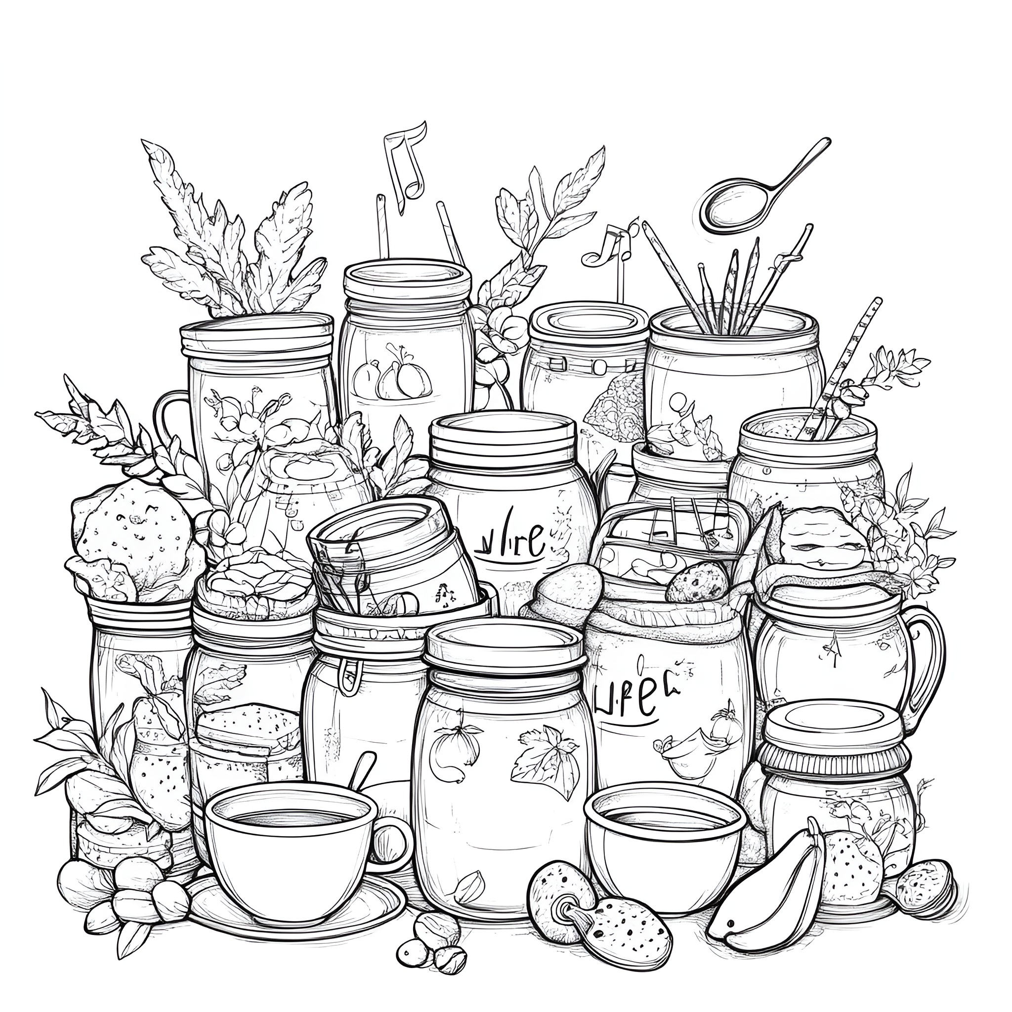 Best Life In A Jar Coloring Pages (Free Printable PDF)