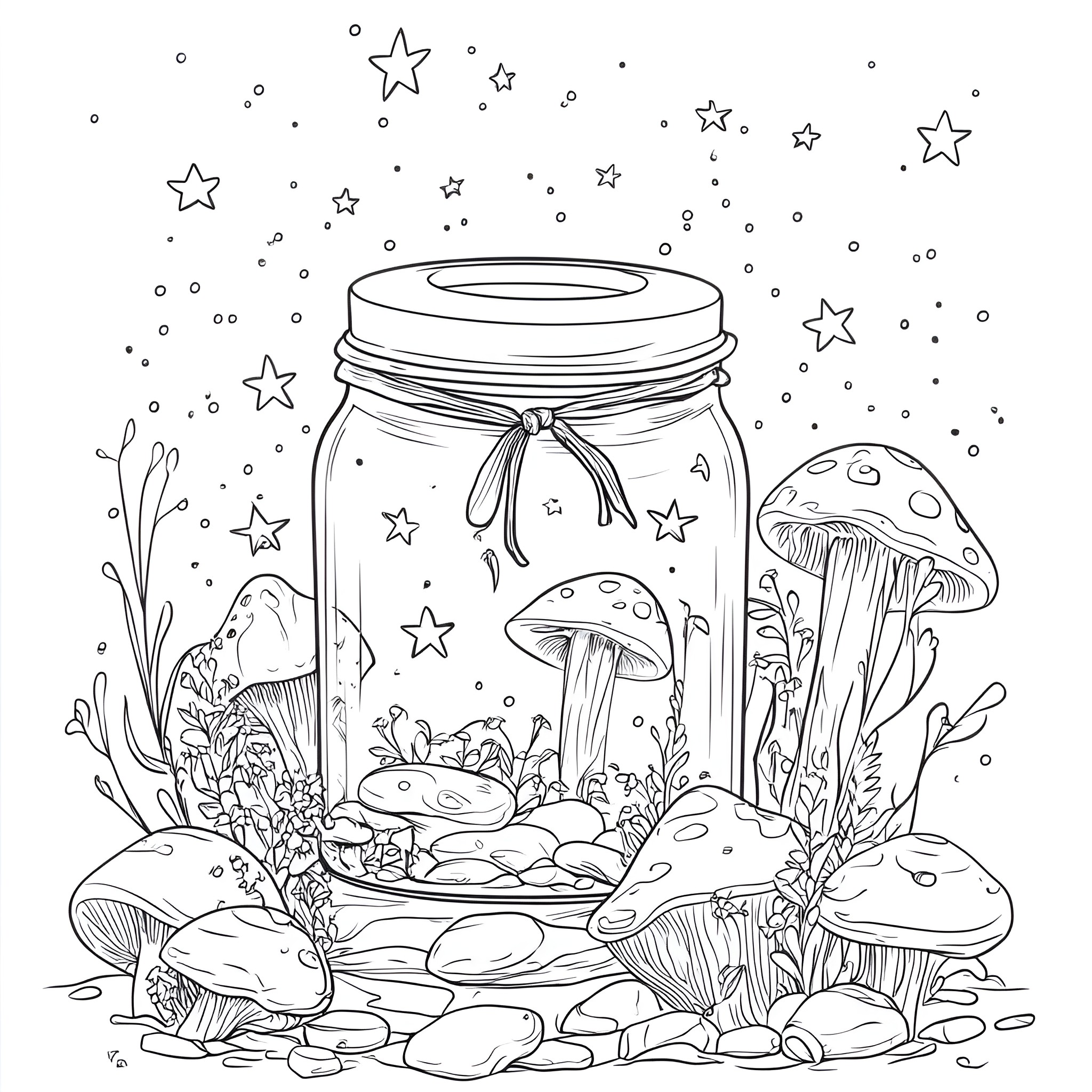 Best Life In A Jar Coloring Pages (Free Printable PDF)