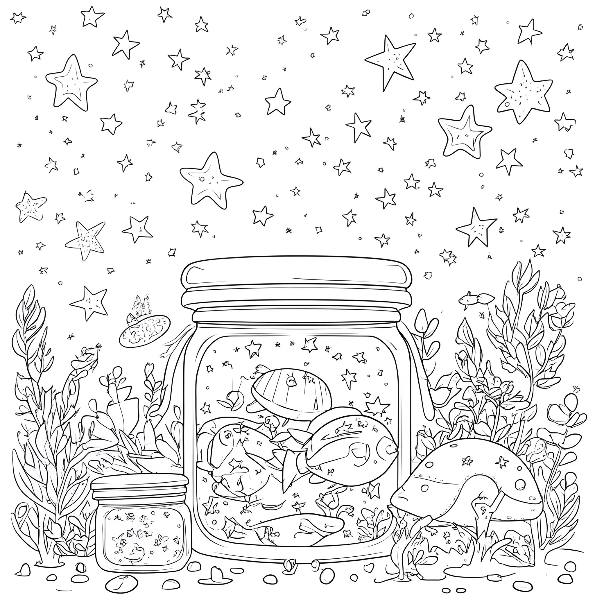 Best Life In A Jar Coloring Pages (Free Printable PDF)