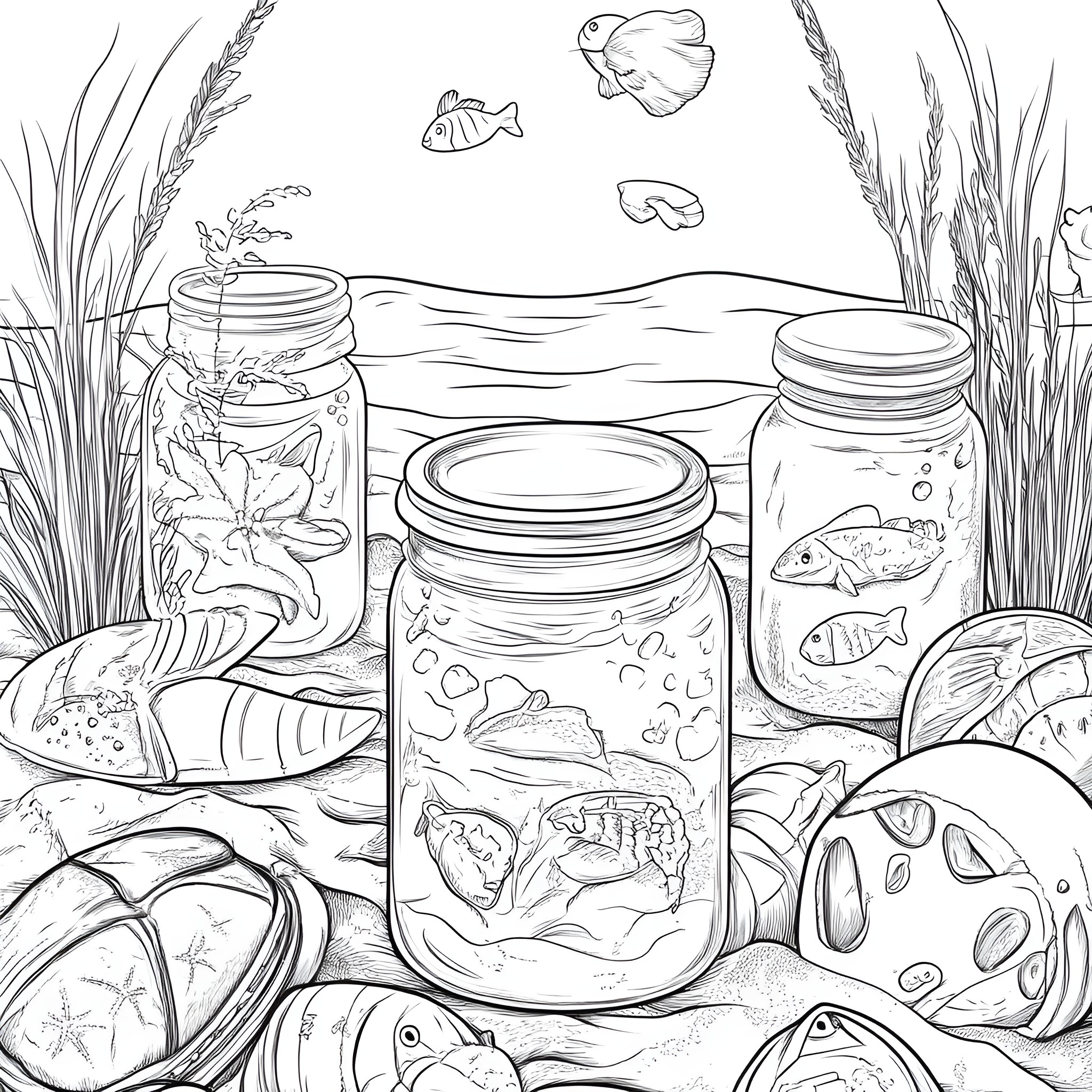Best Life In A Jar Coloring Pages (Free Printable PDF)