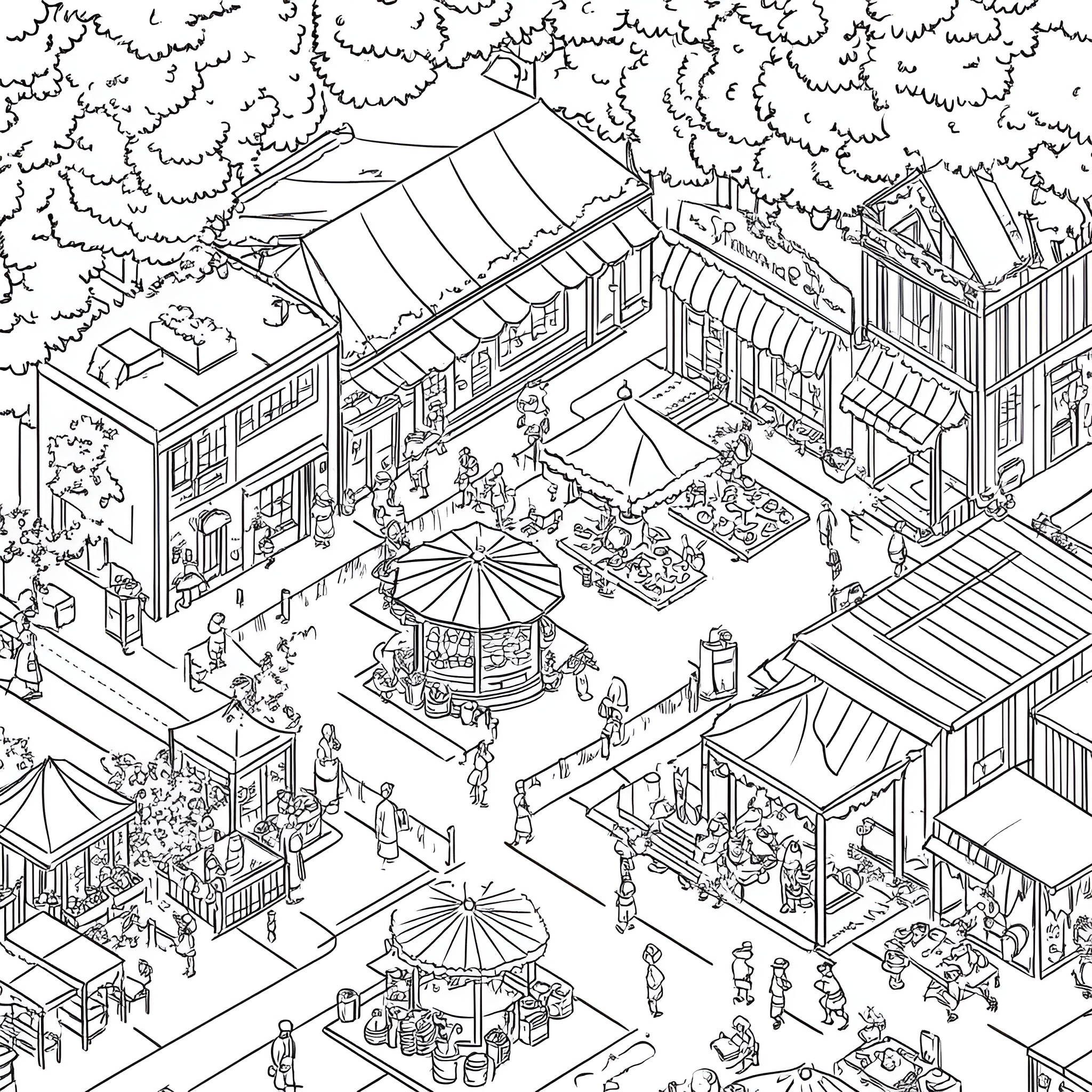 Best Isometric Coloring Pages (Free Printable PDF)