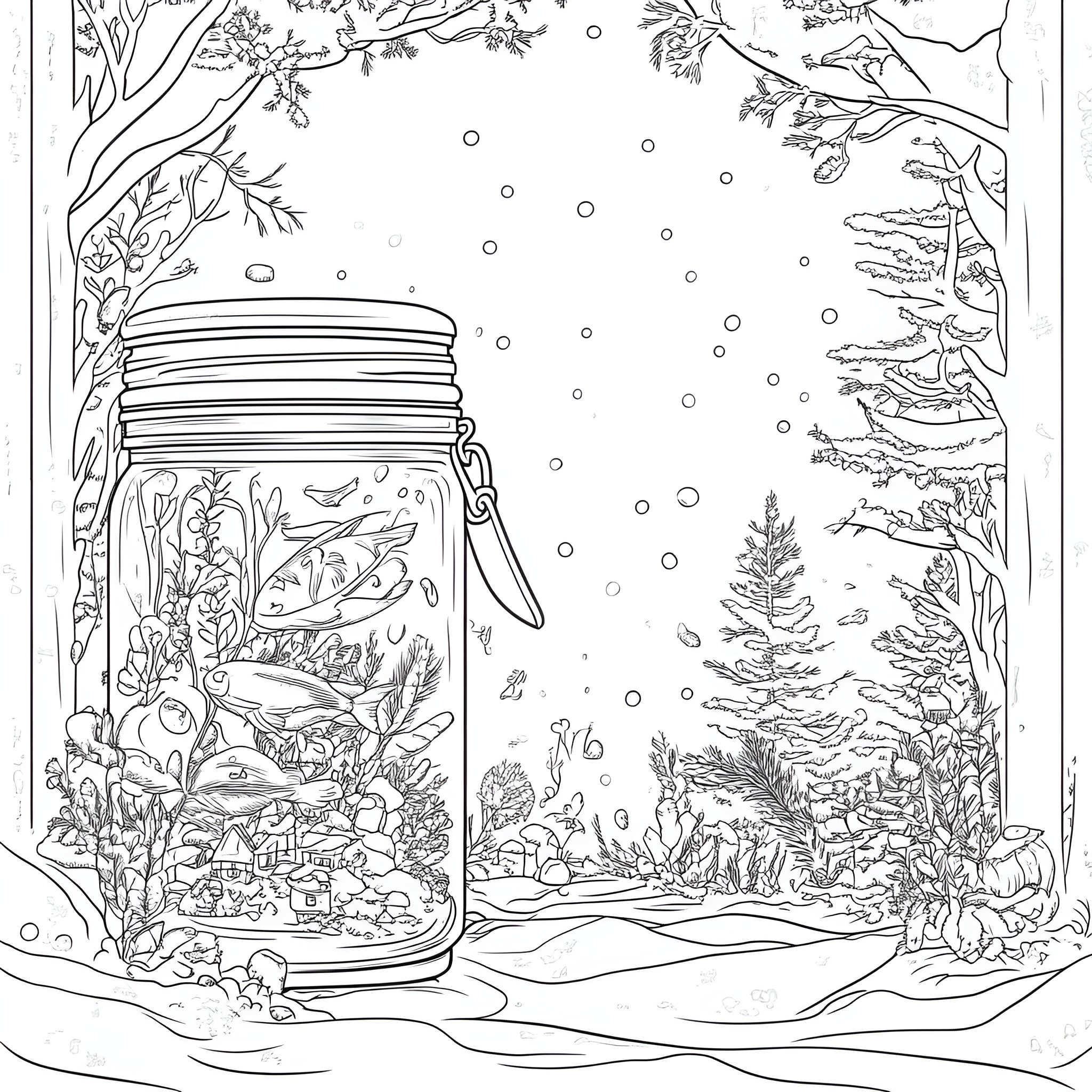 Best Life In A Jar Coloring Pages (Free Printable PDF)