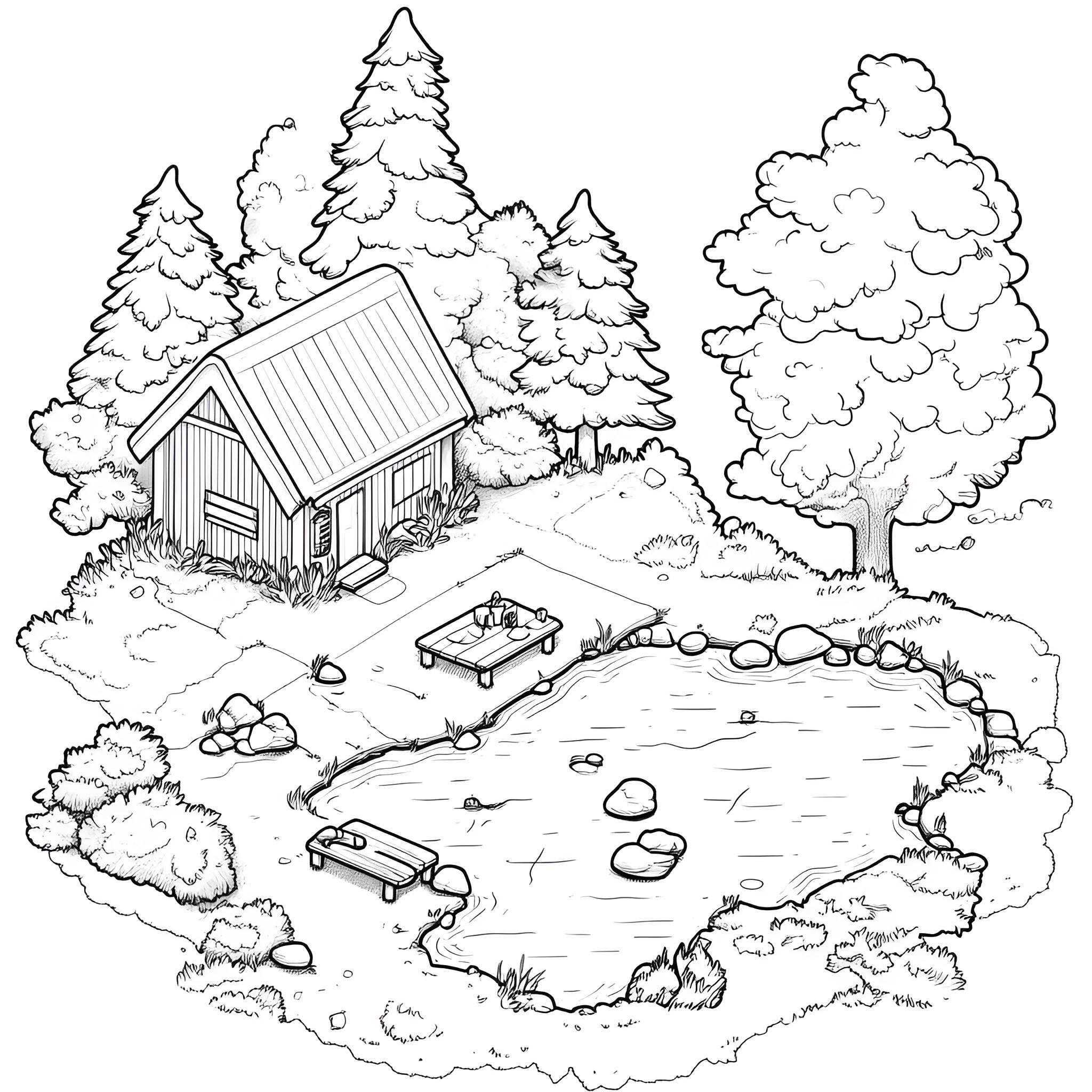 Best Isometric Coloring Pages (Free Printable PDF)