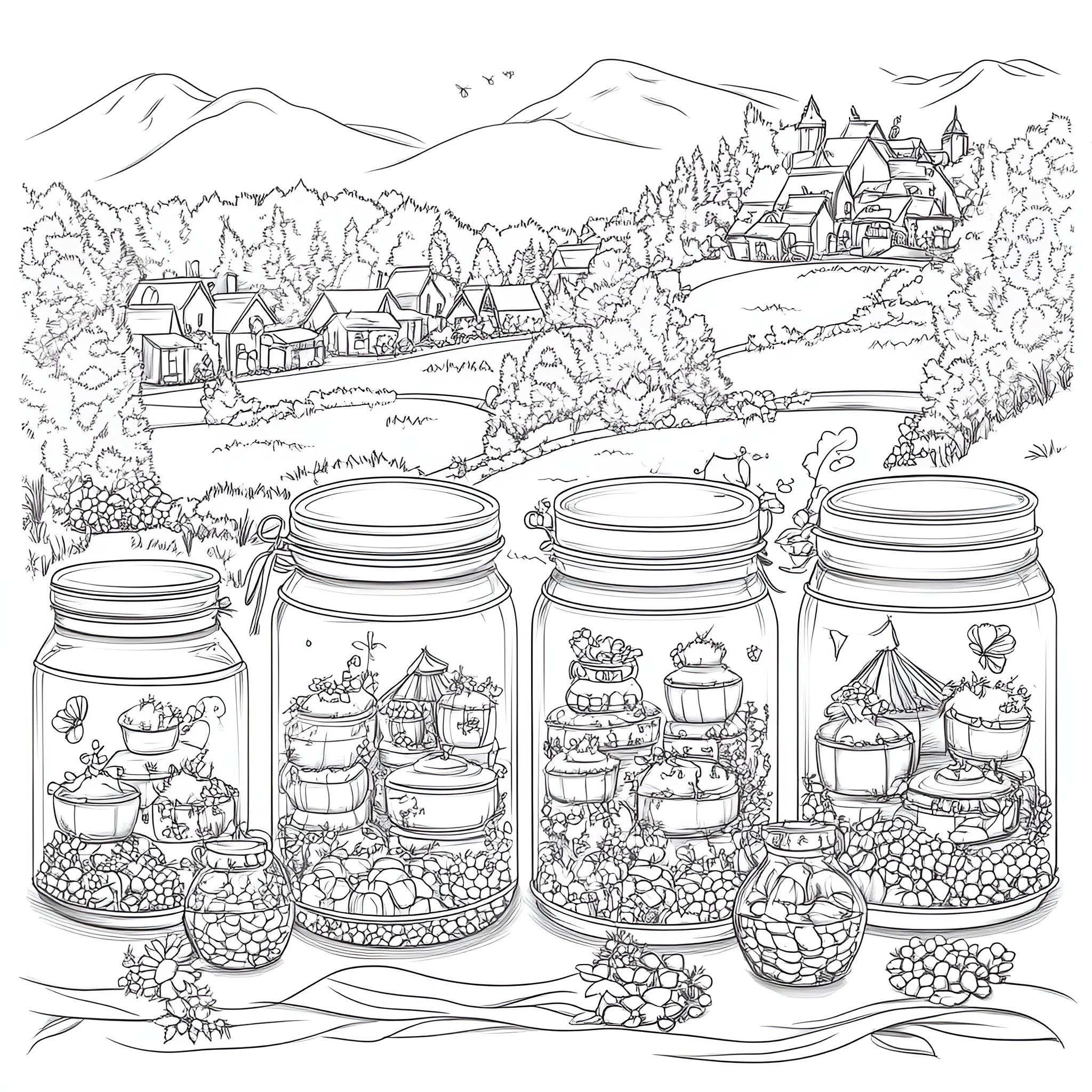Best Life In A Jar Coloring Pages (Free Printable PDF)