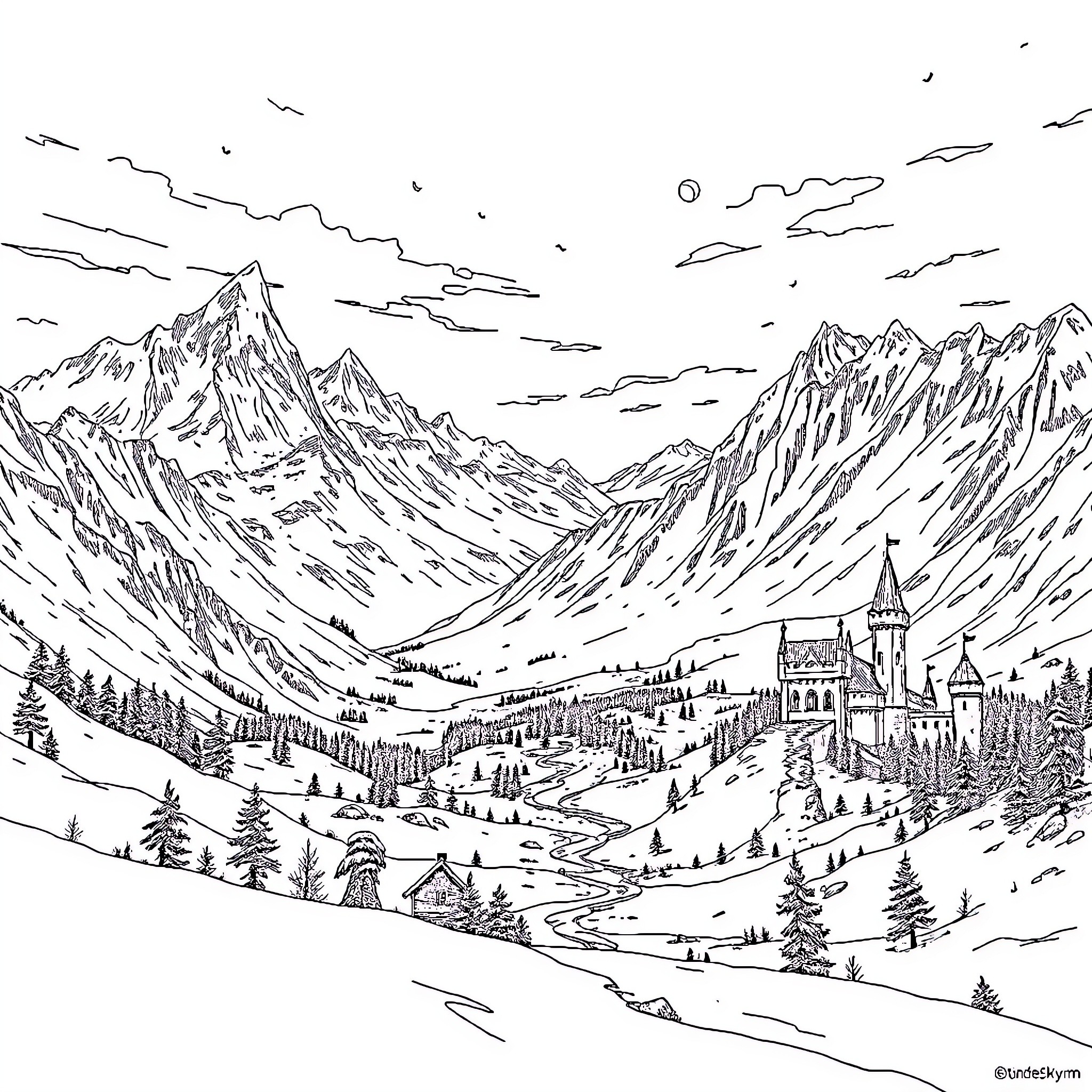 Best Skyrim Coloring Pages (Free Printable PDF)