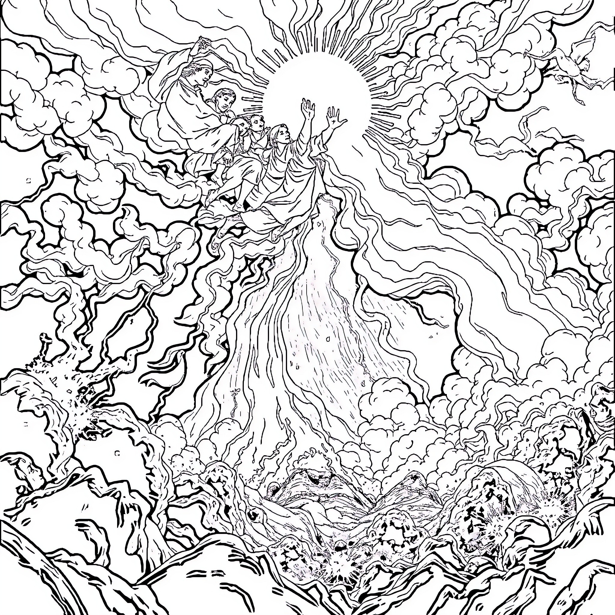 Best Rapture Coloring Pages (Free Printable PDF)