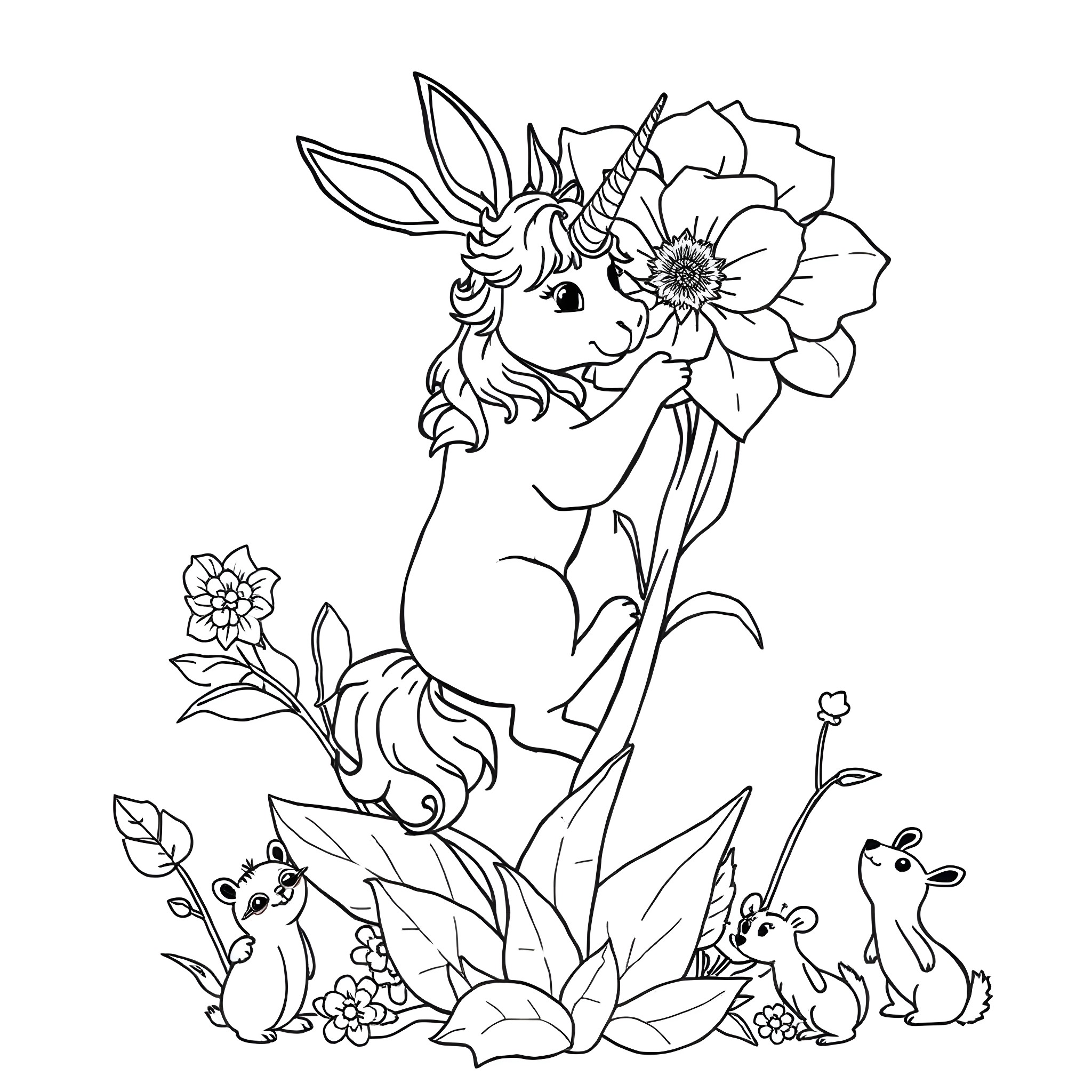 1 Best Unicorn Bunny Coloring Pages (Free Printable PDFs)