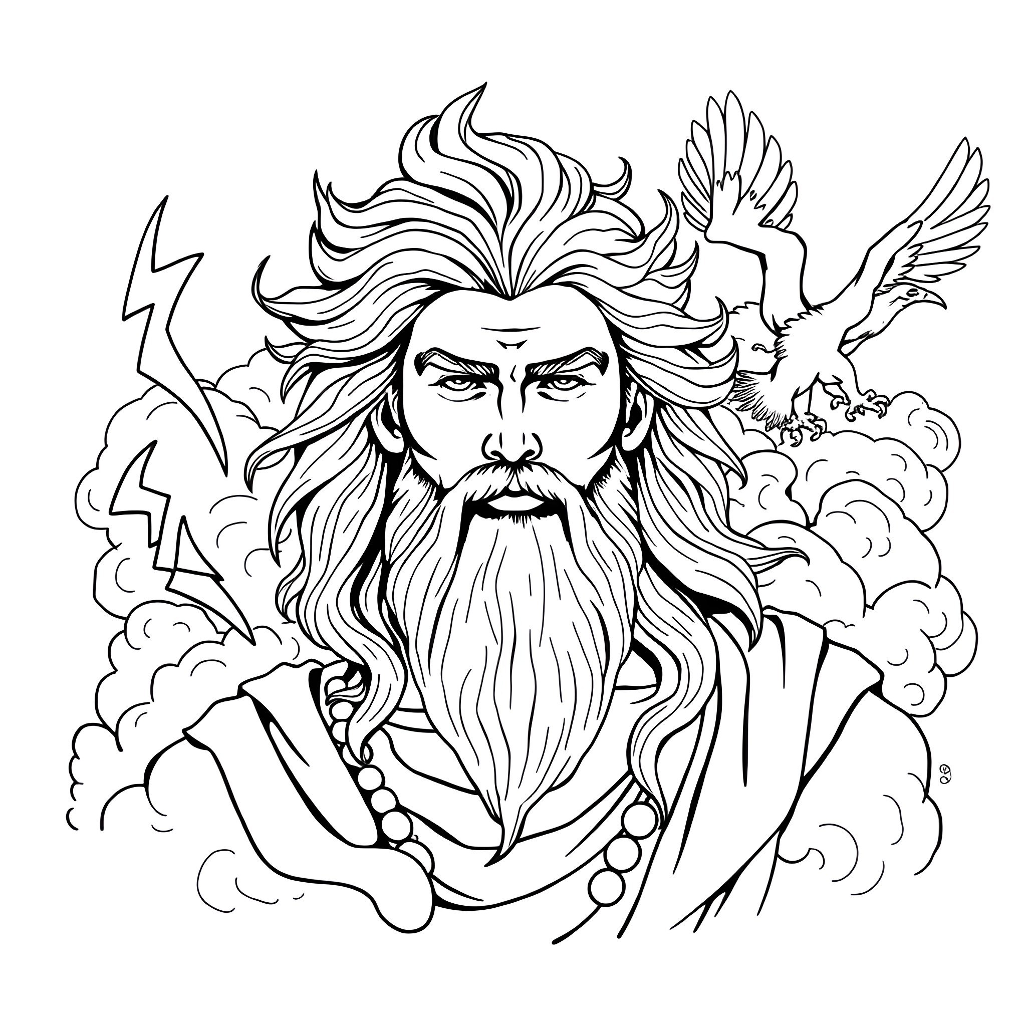 1 Best Handsome Young Zeus Coloring Pages (Free Printable PDFs)