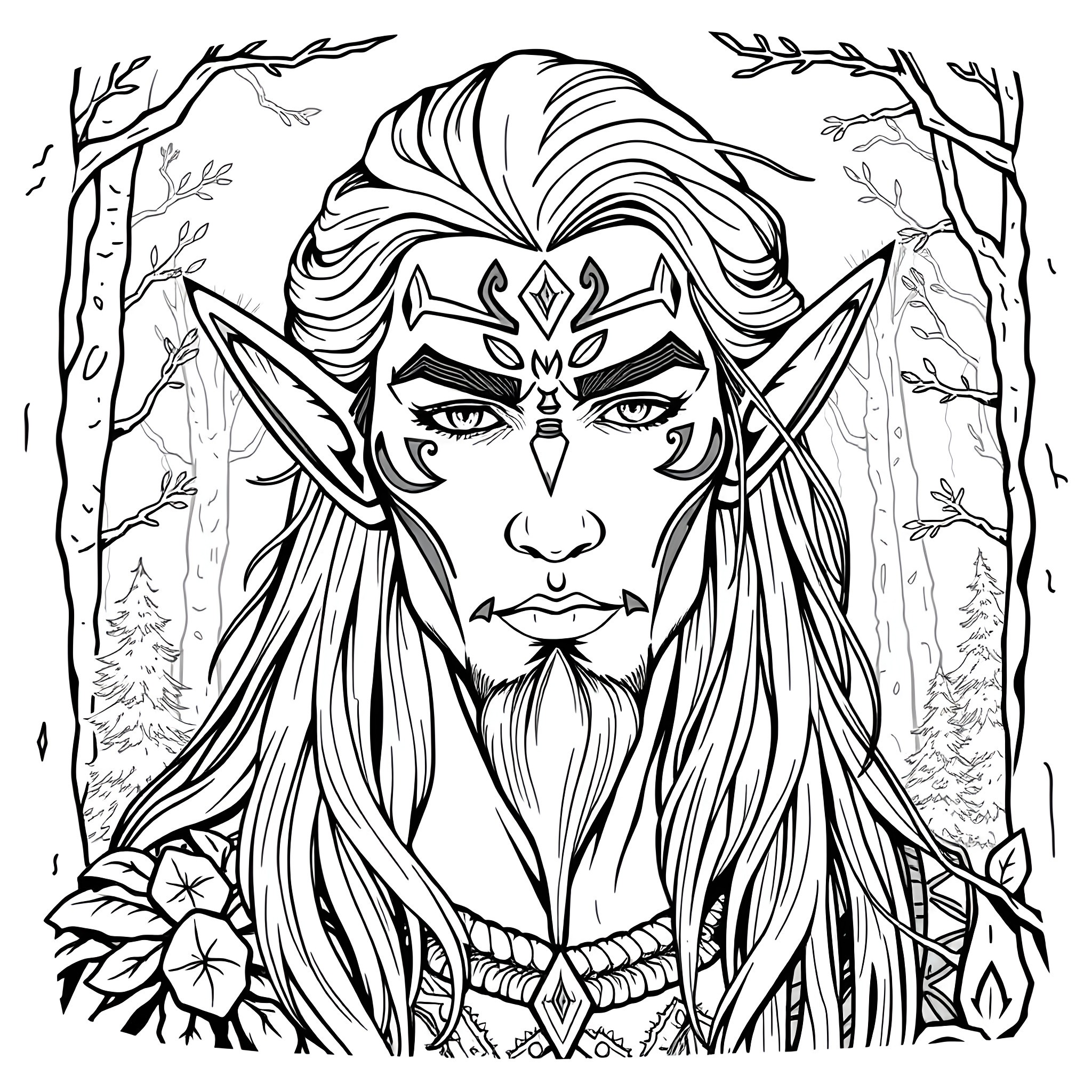 2 Best Elf Man Coloring Pages (Free Printable PDFs)