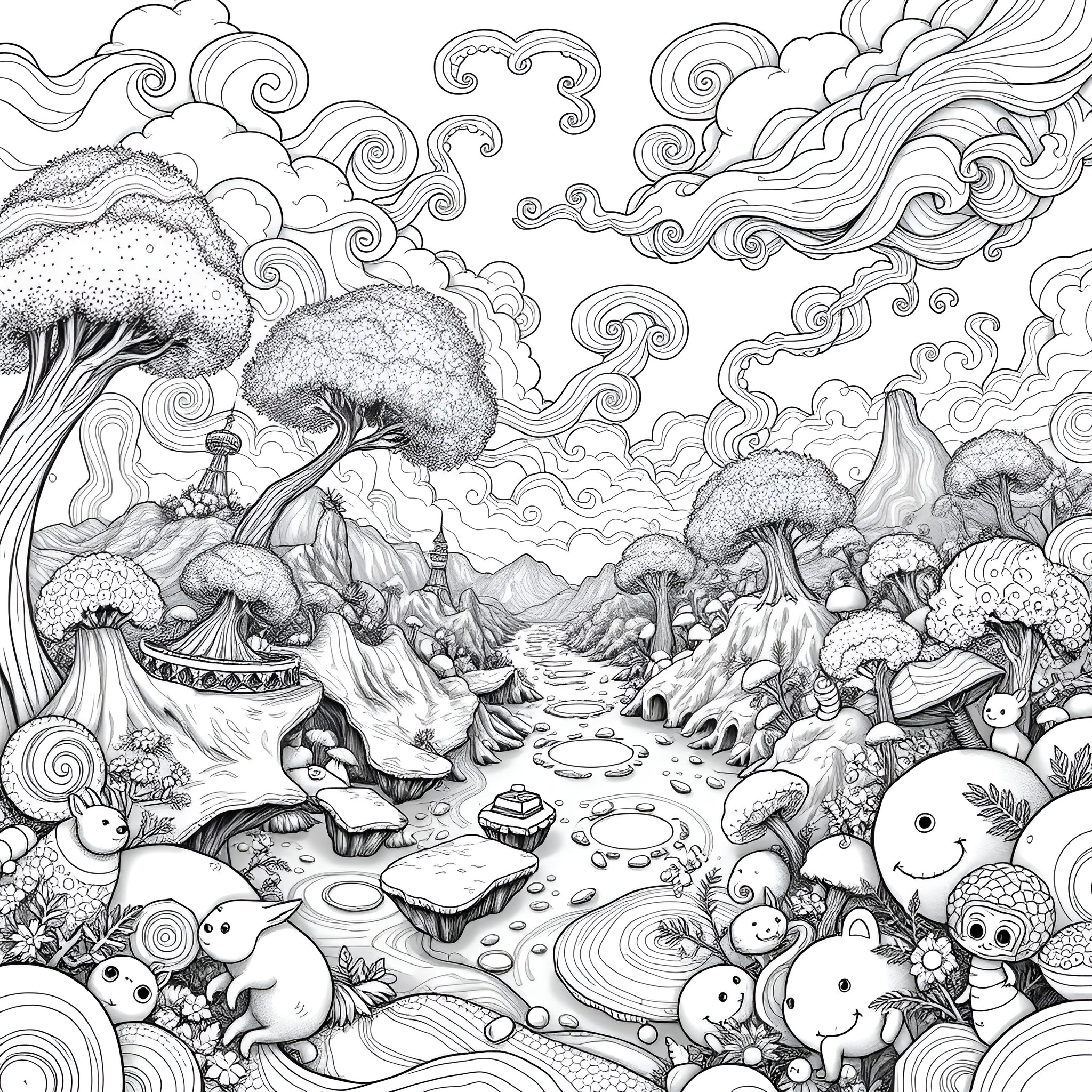 Best Acid Trip Coloring Pages (Free Printable PDF)