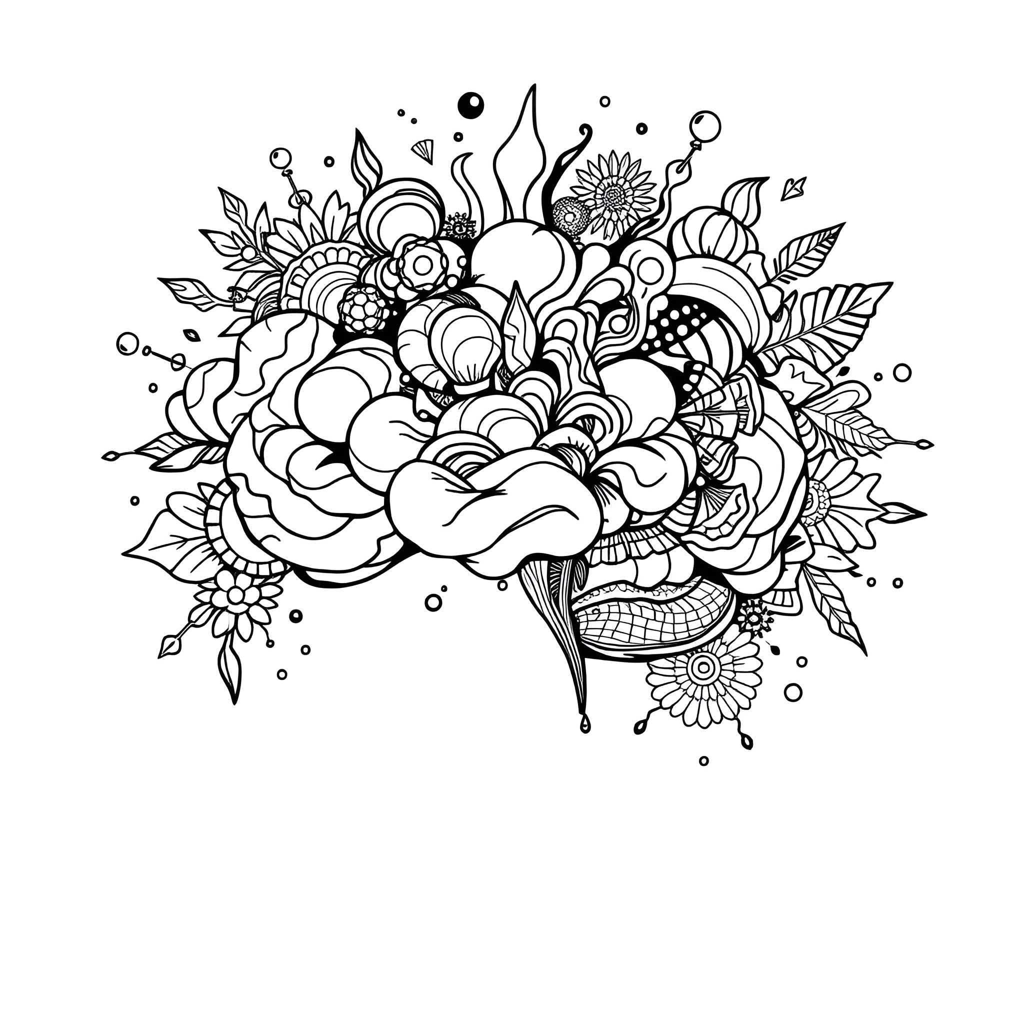 1 Best Exploding Mind Coloring Pages (Free Printable PDFs)