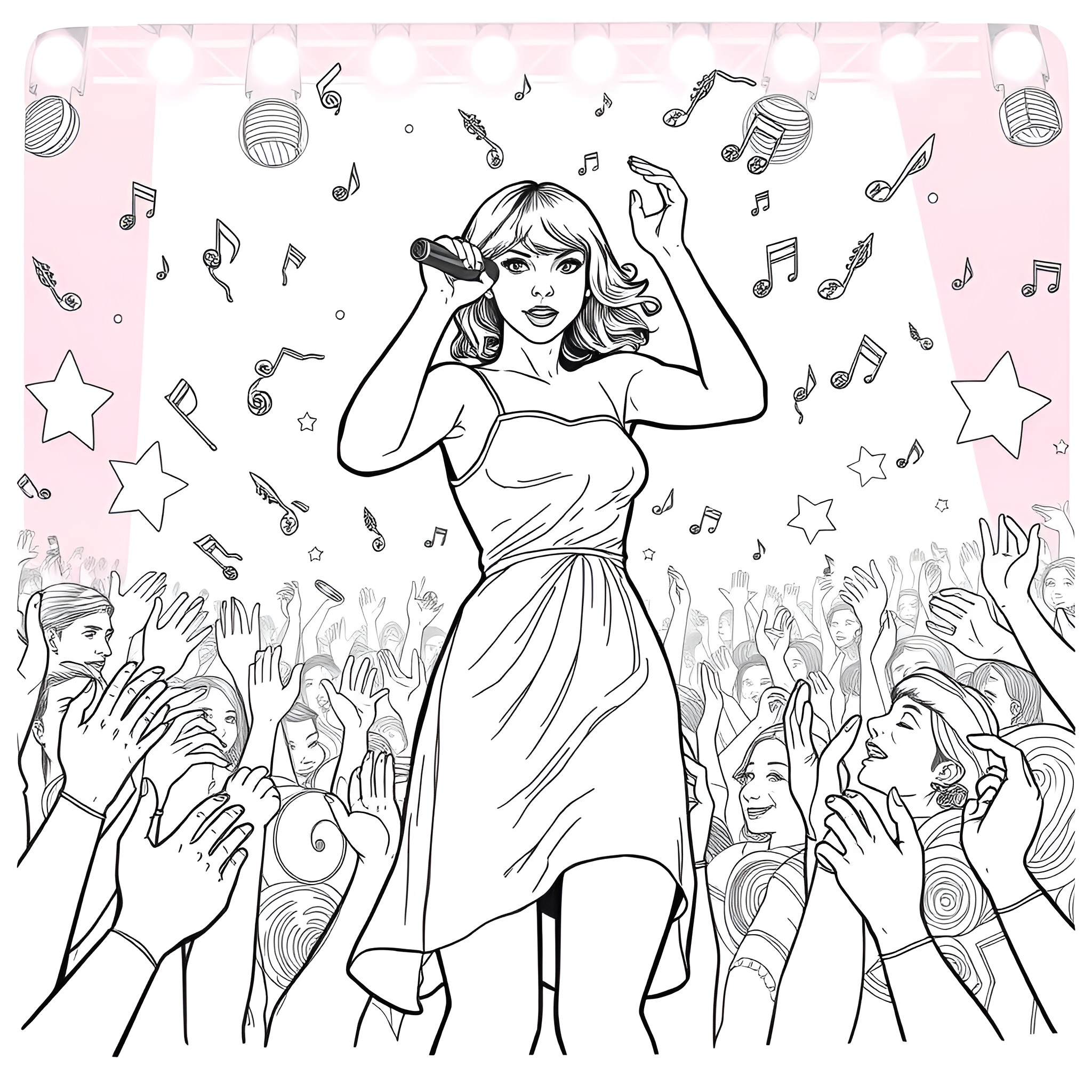 52 Best Taylor Swift Coloring Pages (Free Printable PDFs)