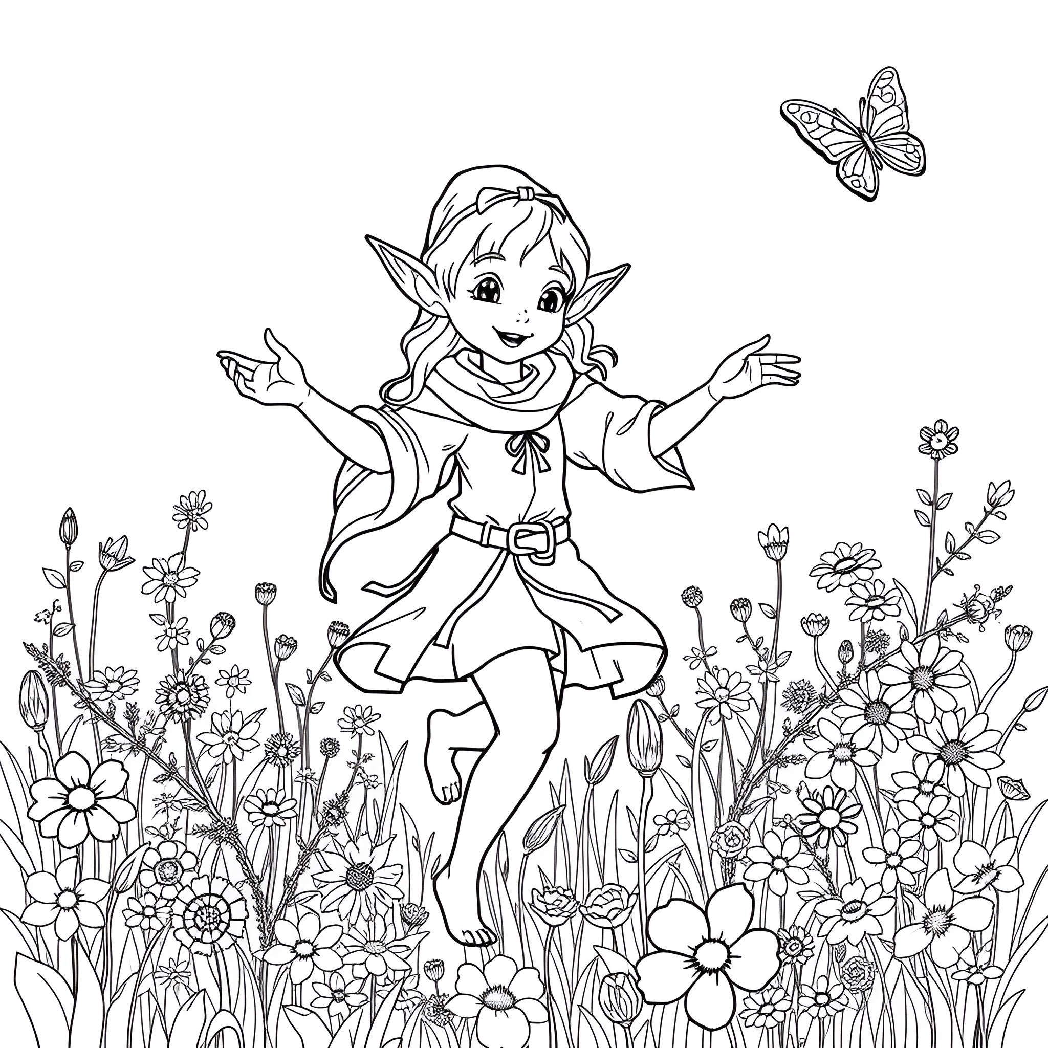 2 Best Fairyland Coloring Pages (Free Printable PDFs)