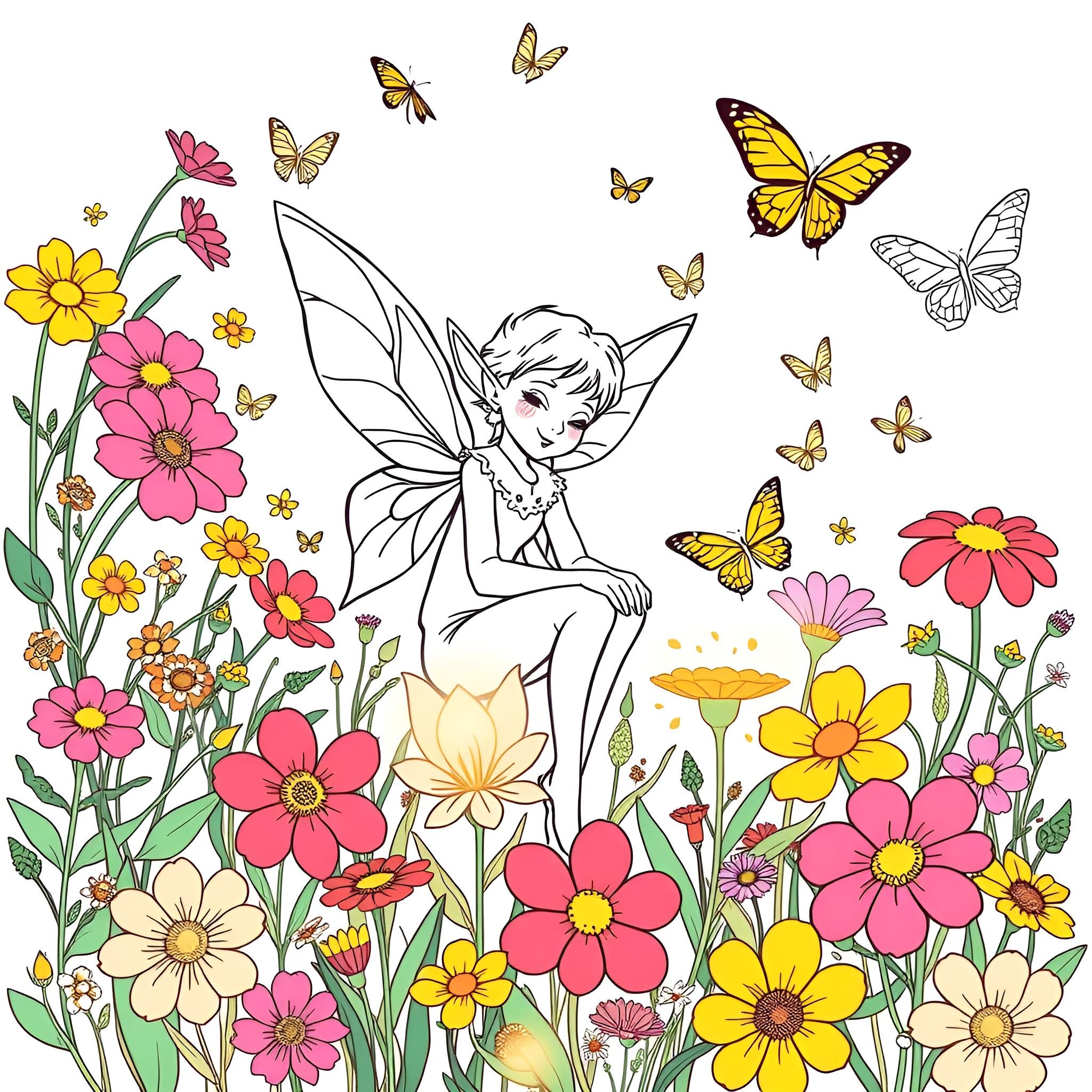 2 Best Fairyland Coloring Pages (Free Printable PDFs)