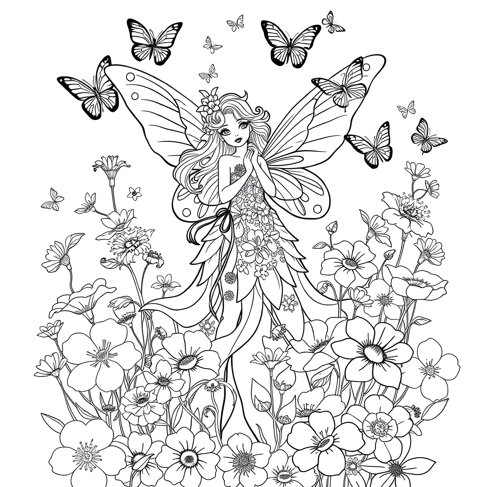 2 Best Fairyland Coloring Pages (Free Printable PDFs)